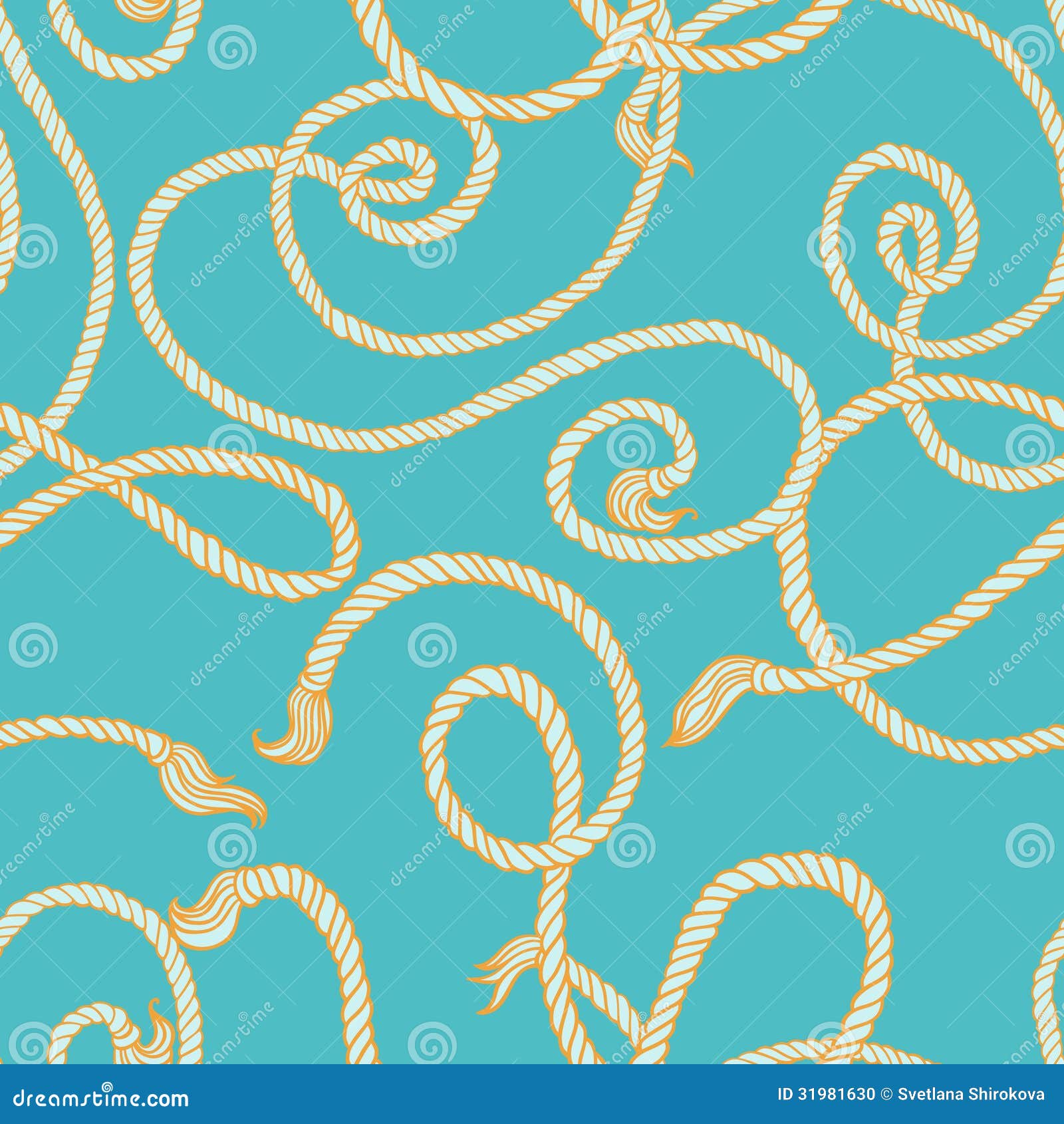Seamless Pattern with Ropes Stock Vector - Illustration of backdrop ...