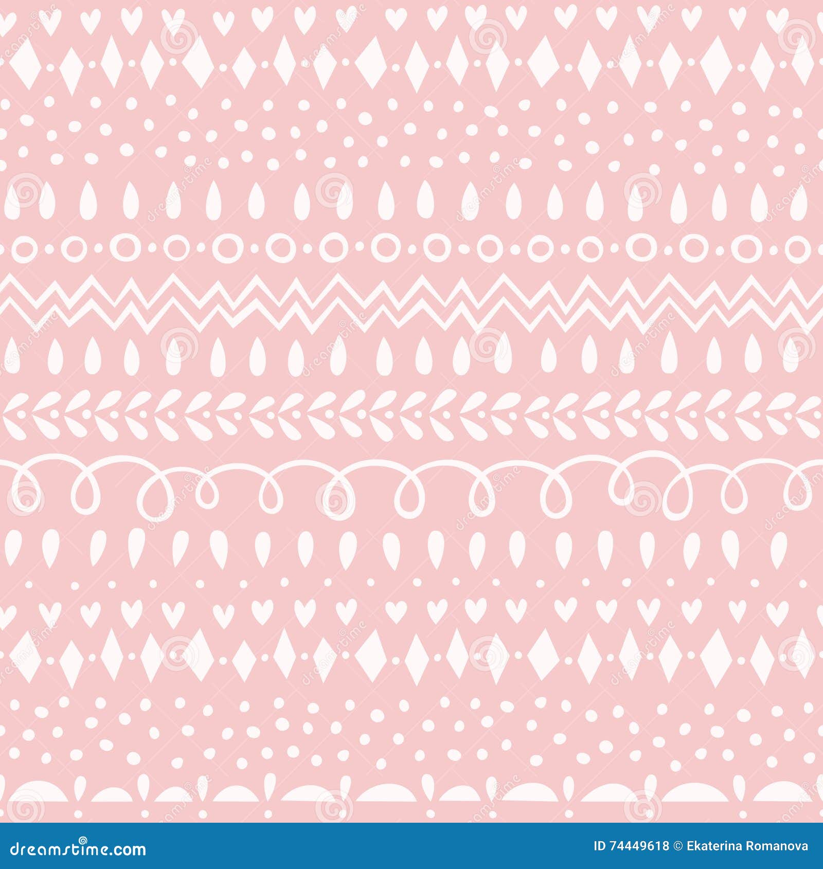 Seamless Pattern Rose Quartz Stock Vector - Illustration of culture ...