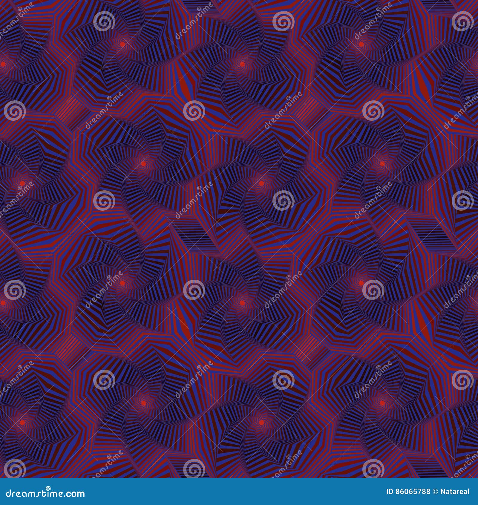 Seamless Pattern with Rotating Octagonal Stars Stock Vector ...