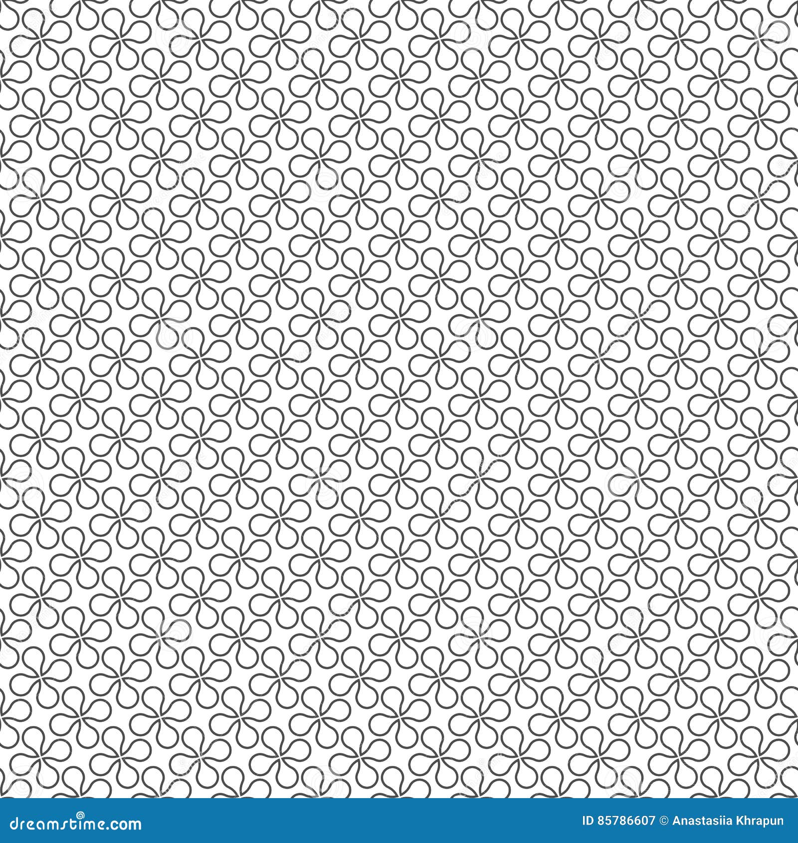 Seamless Pattern of Round Crosses. Stock Vector - Illustration of ...