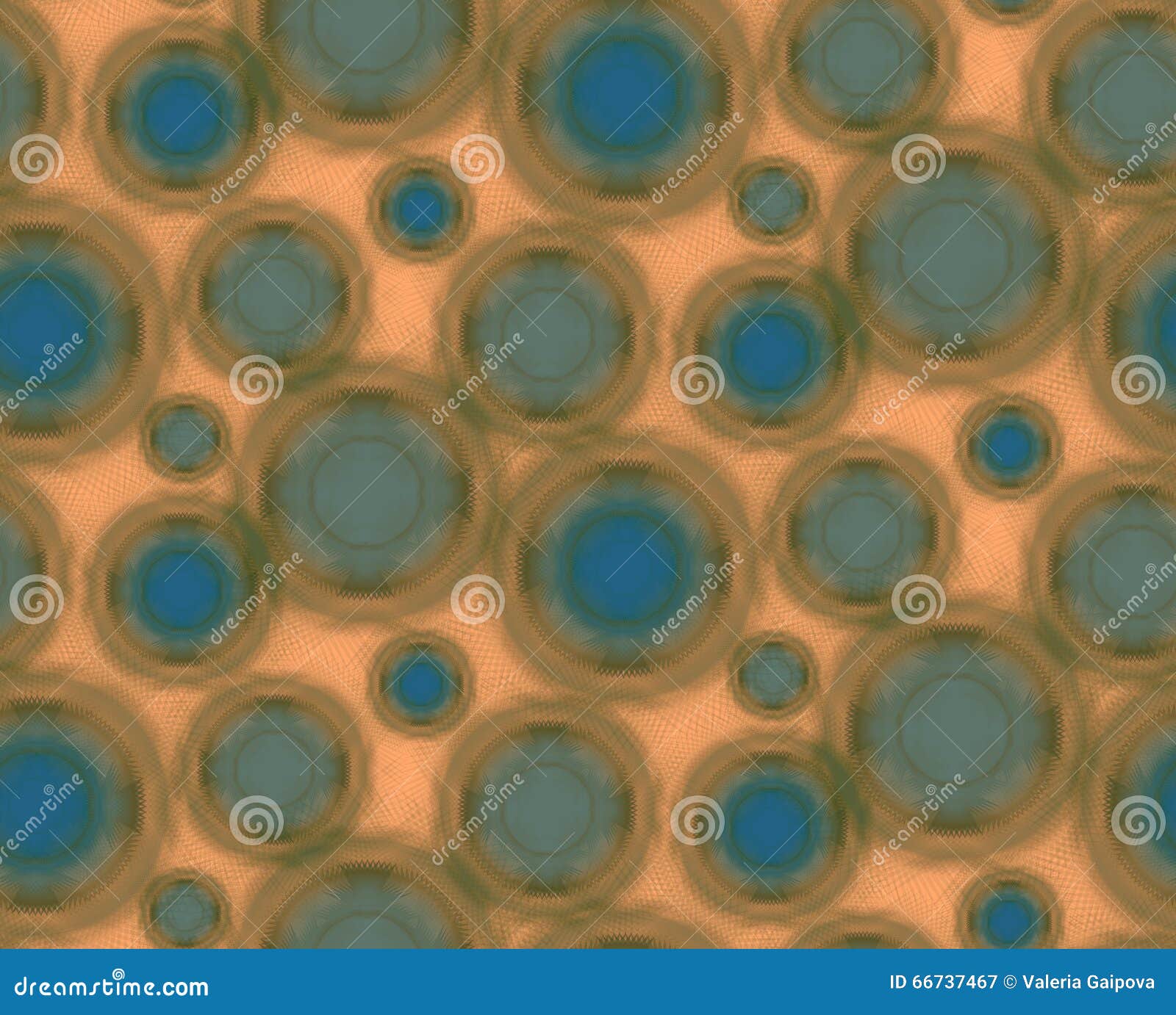 Seamless Pattern with Round Shapes. Stock Vector - Illustration of ...