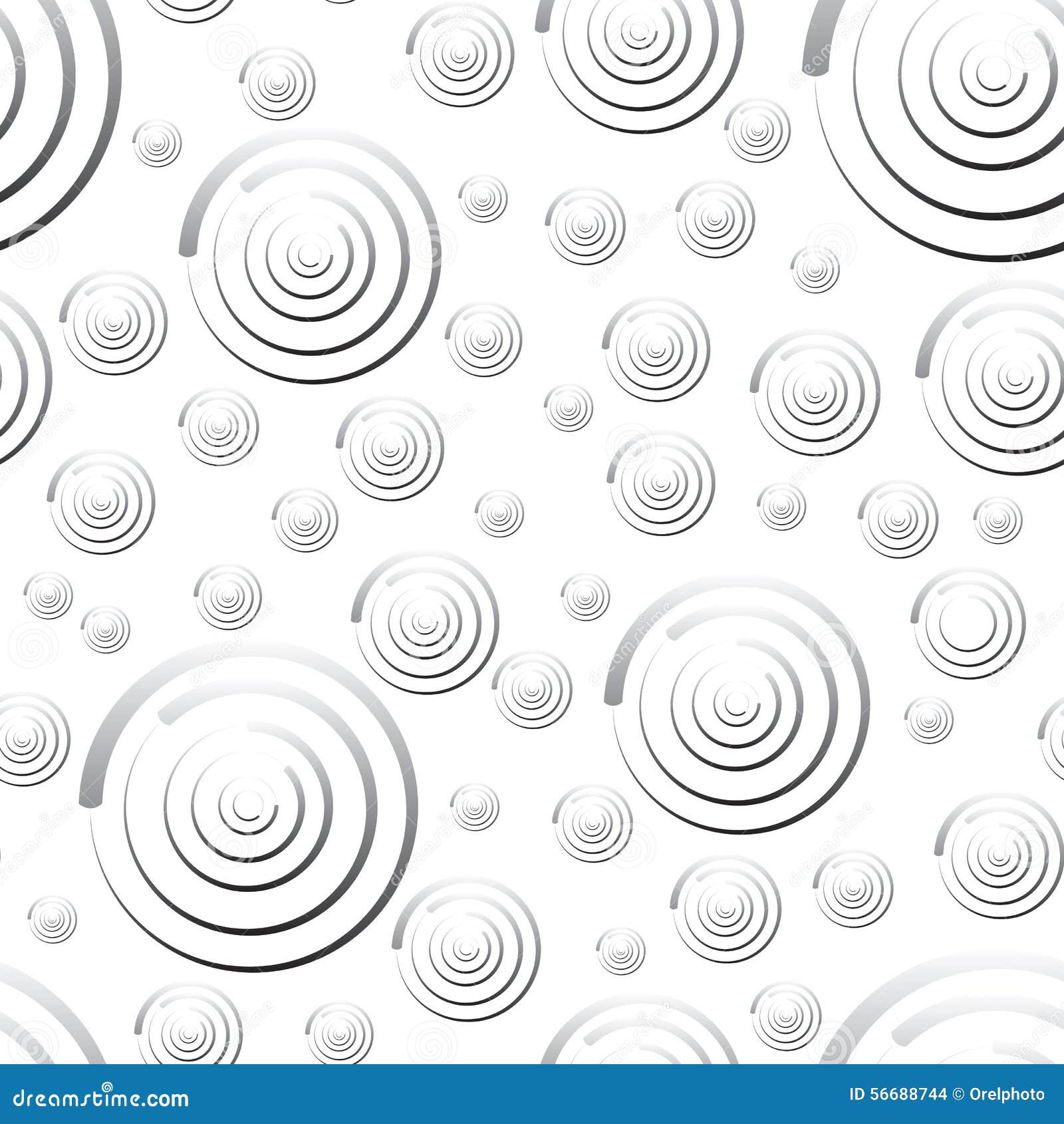 Seamless Pattern of Rounds for Background Stock Vector - Illustration ...