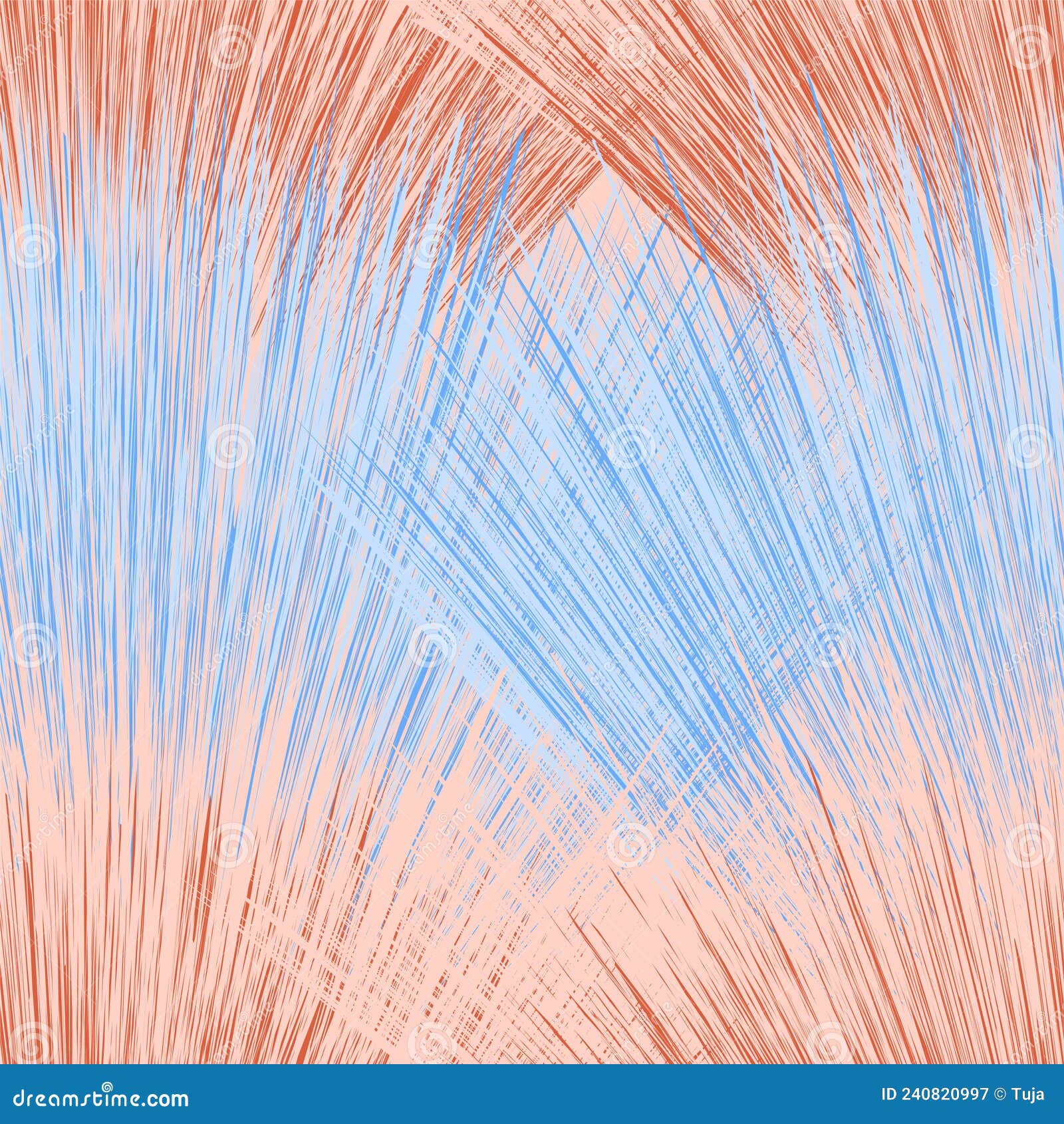 Seamless Pattern with Rows of Horizontal Intersecting Semicircle ...