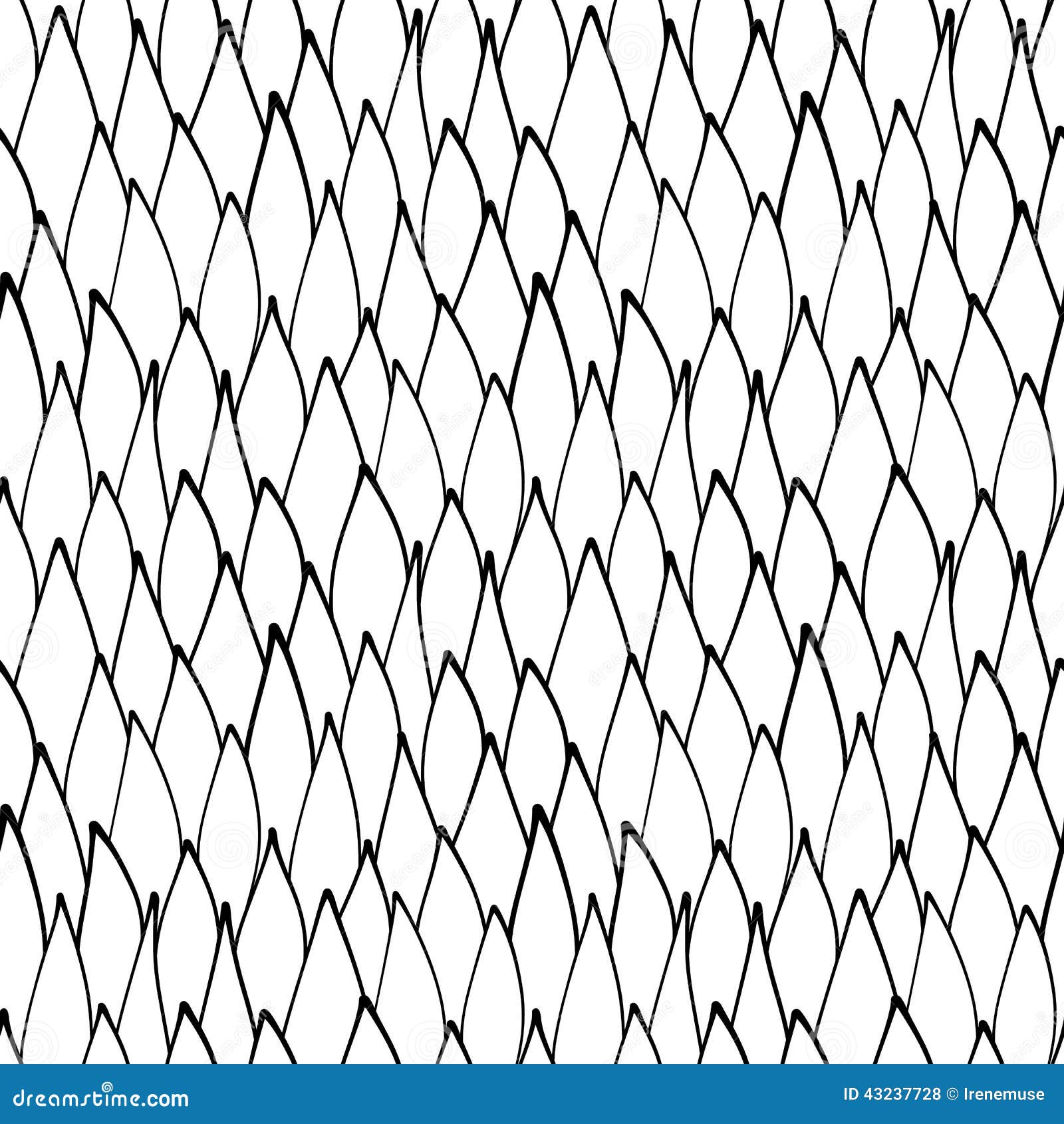 Seamless Pattern with Scale Tiling Texture Stock Vector - Illustration ...