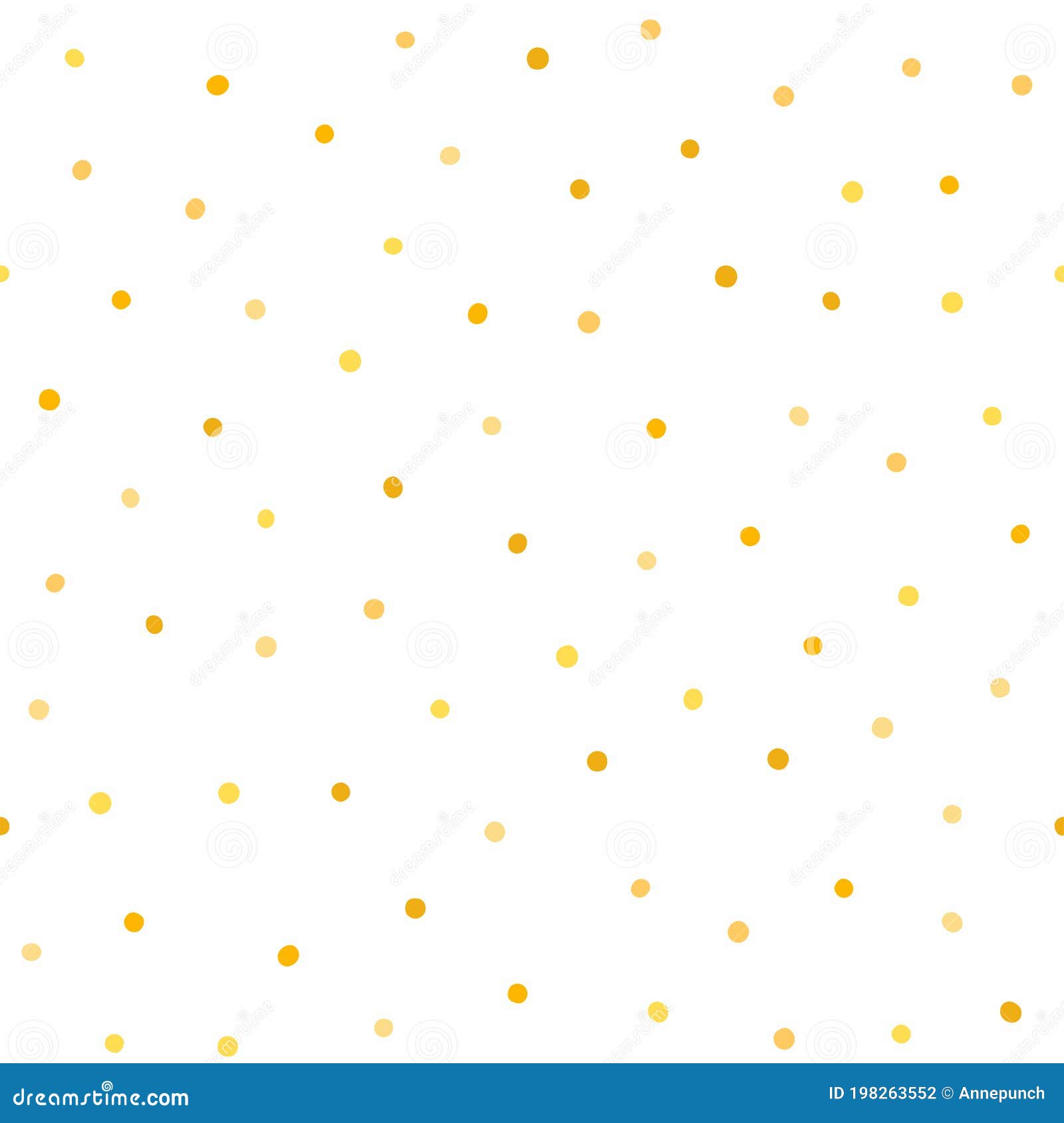 Seamless Pattern with Scattered Golden Dots. Stock Vector ...