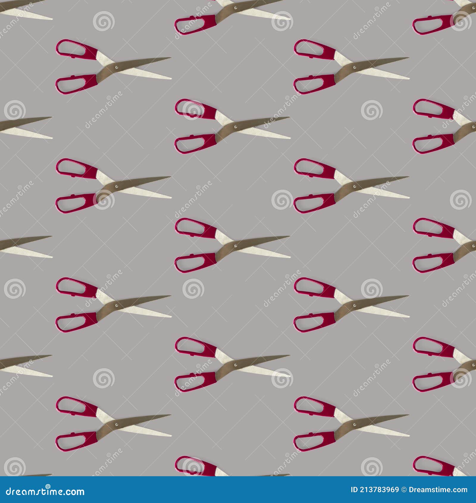 Seamless Pattern of Scissors Separated Flat Layer. Scissors Concept for ...