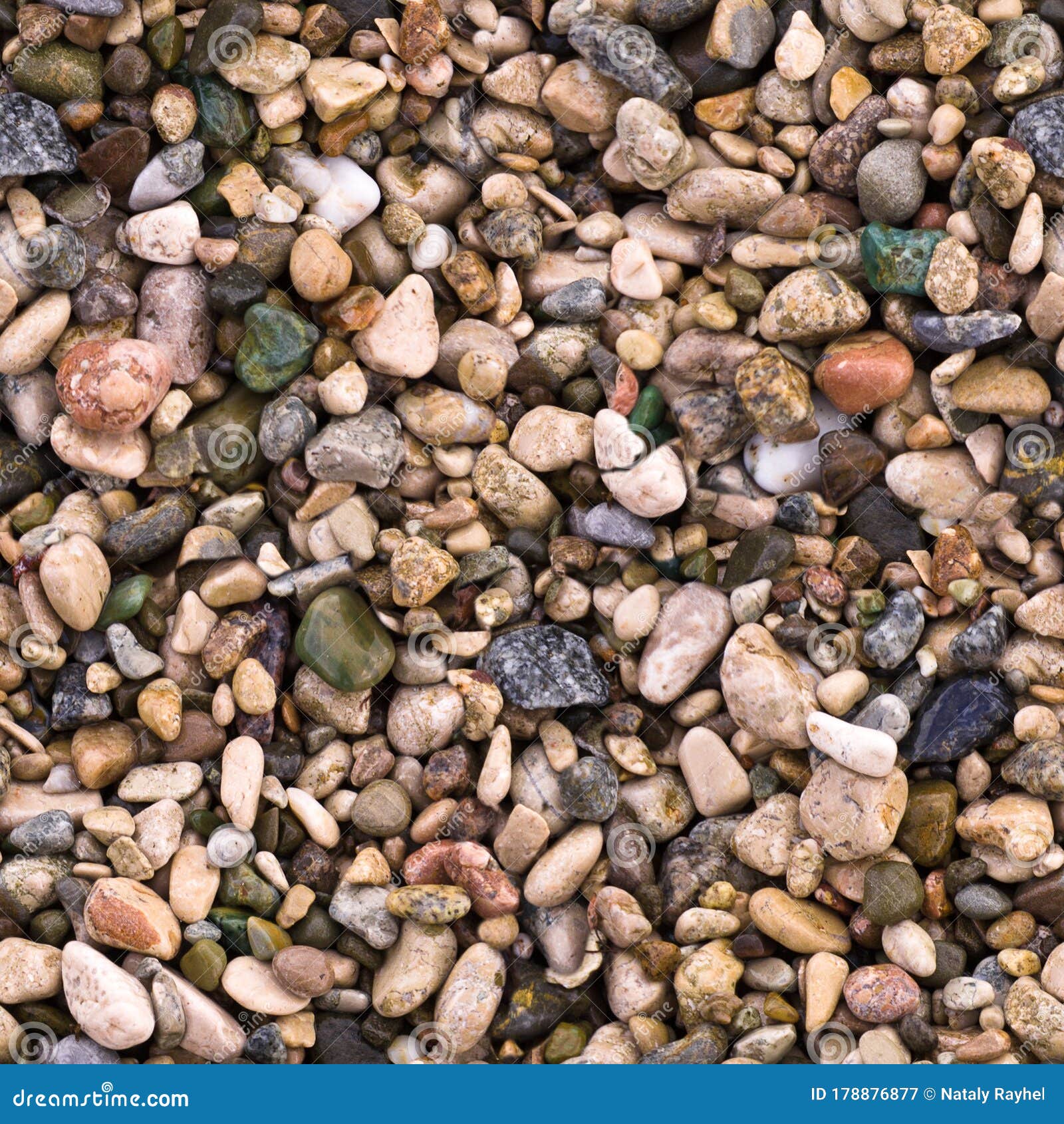 Seamless Pattern Pebble on Beach Stock Image - Image of nodule ...