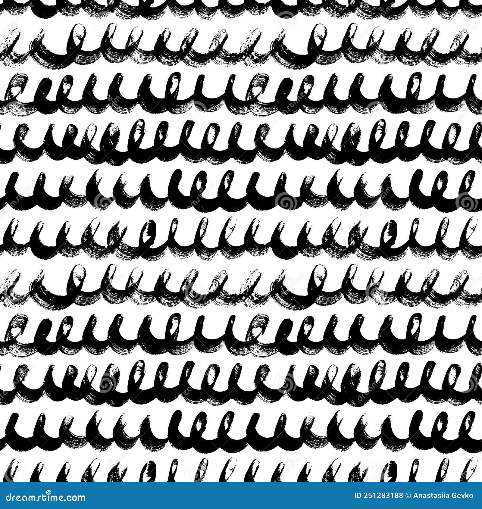 Seamless Pattern with Sea, Rivers or Water Texture Stock Vector ...