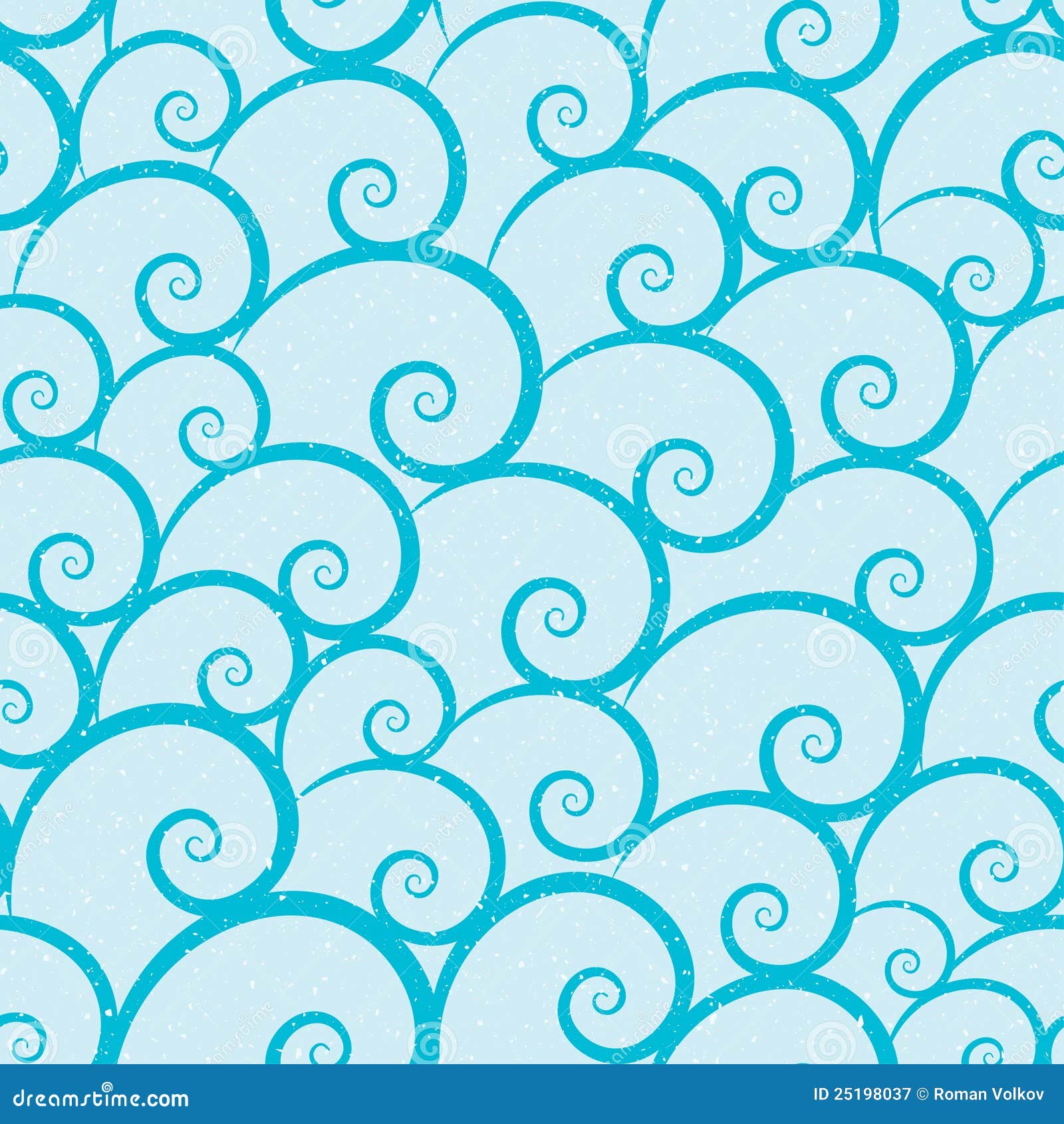 Seamless Pattern of Sea Waves Stock Vector - Illustration of cruise ...