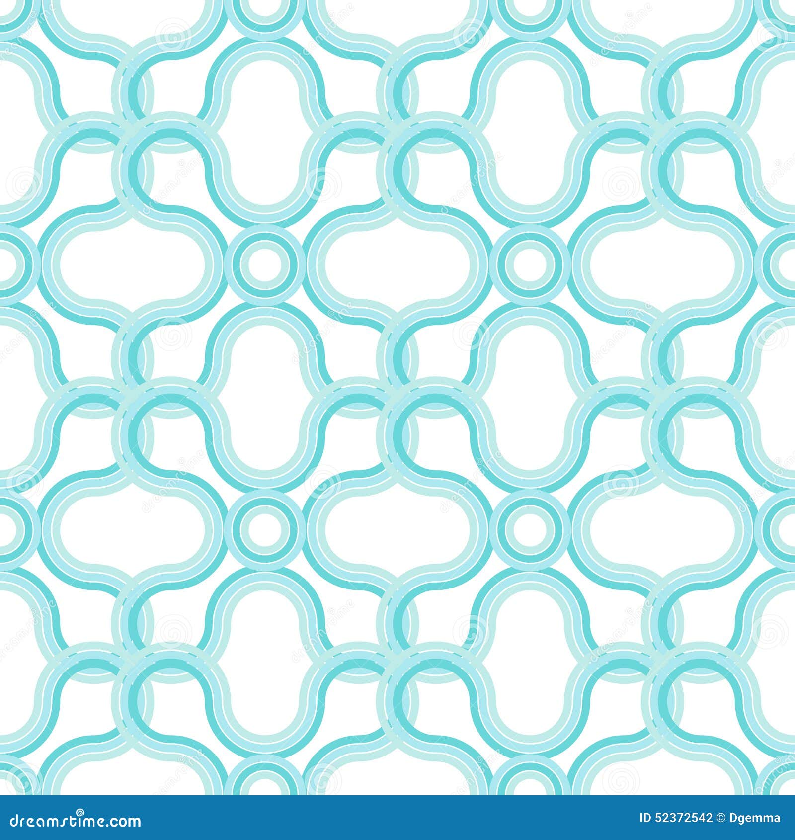 Seamless Pattern of Semi-circular and Circular Elements. Stock Vector ...