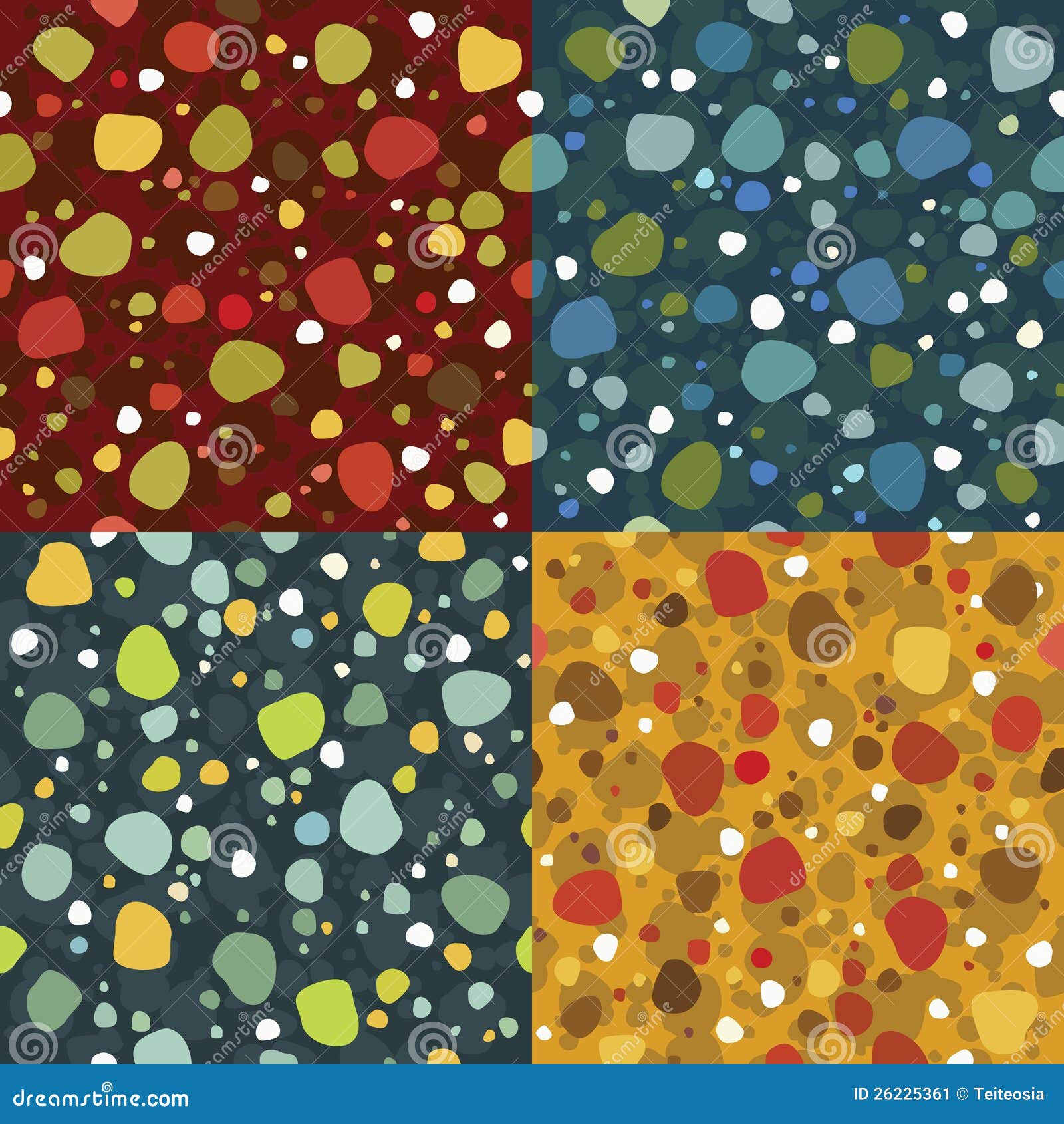 Seamless pattern set stock vector. Illustration of style - 26225361