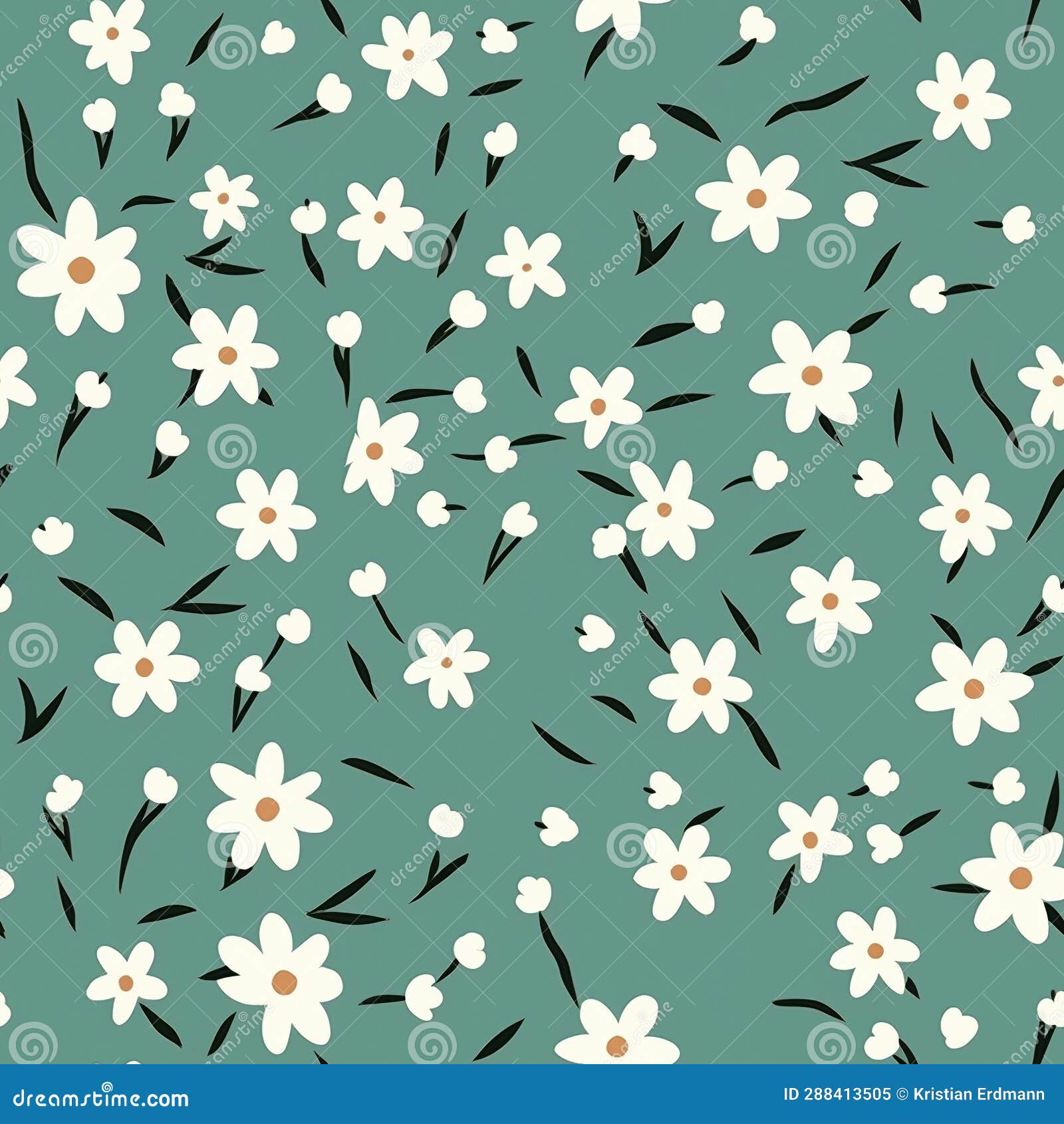 Dainty Daisies: Pastel Seamless Pattern with Harmonious Simplicity ...