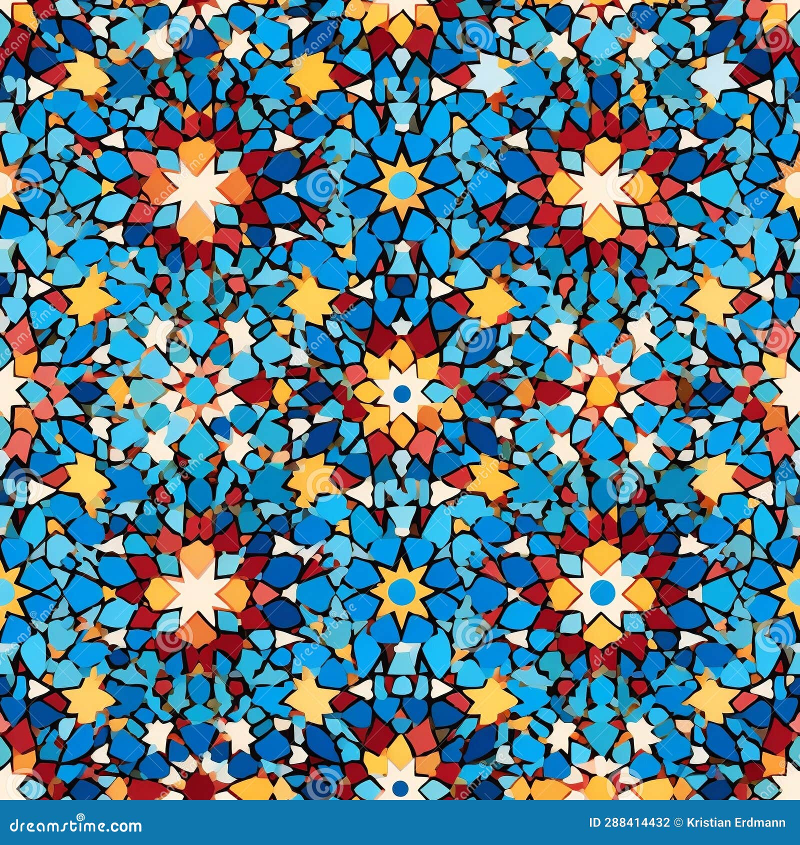 Mosaic Marvel: Echoes of Middle Eastern Architectural Artistry Stock ...