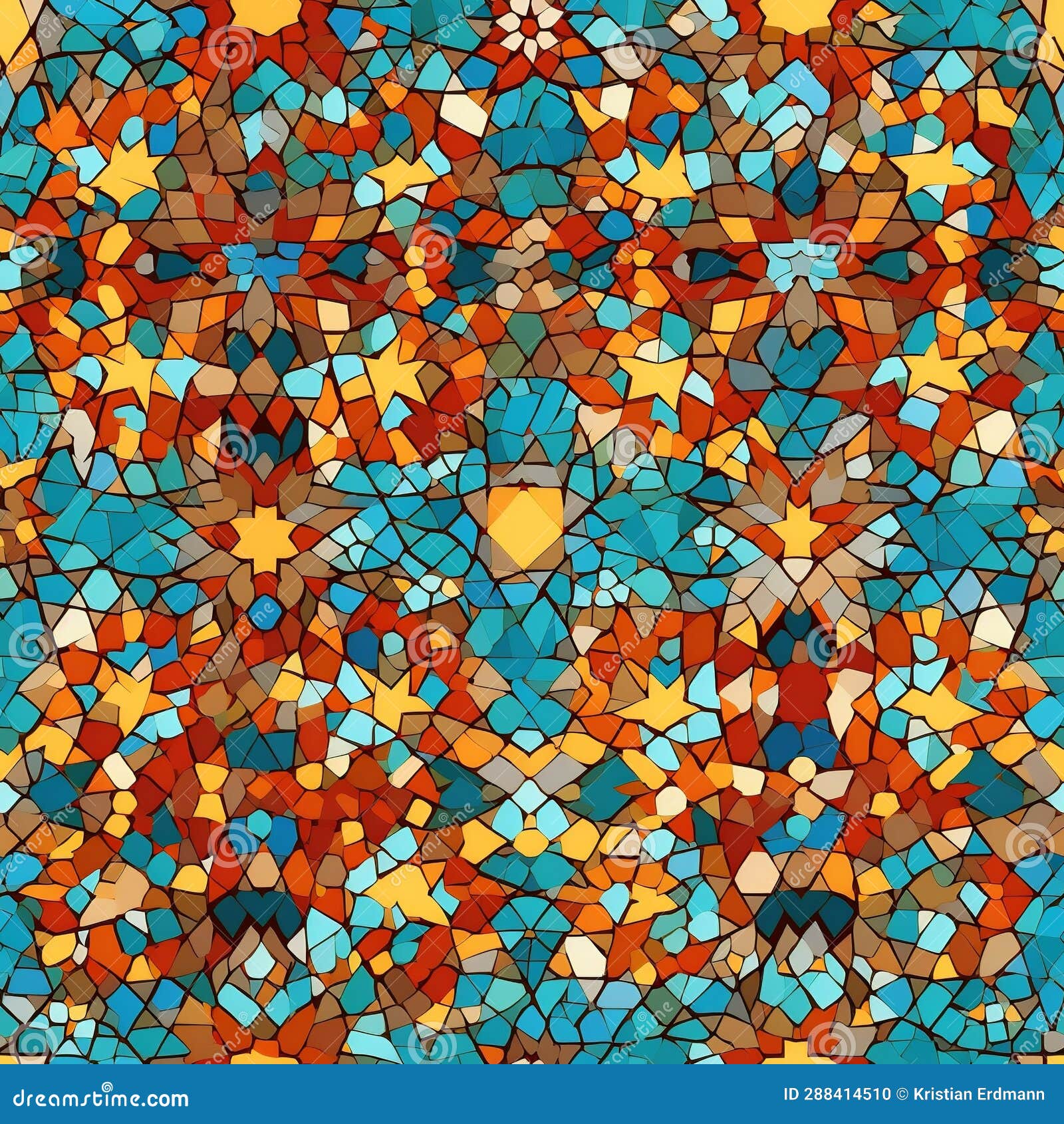 Mosaic Marvel: Echoes of Middle Eastern Architectural Artistry Stock ...