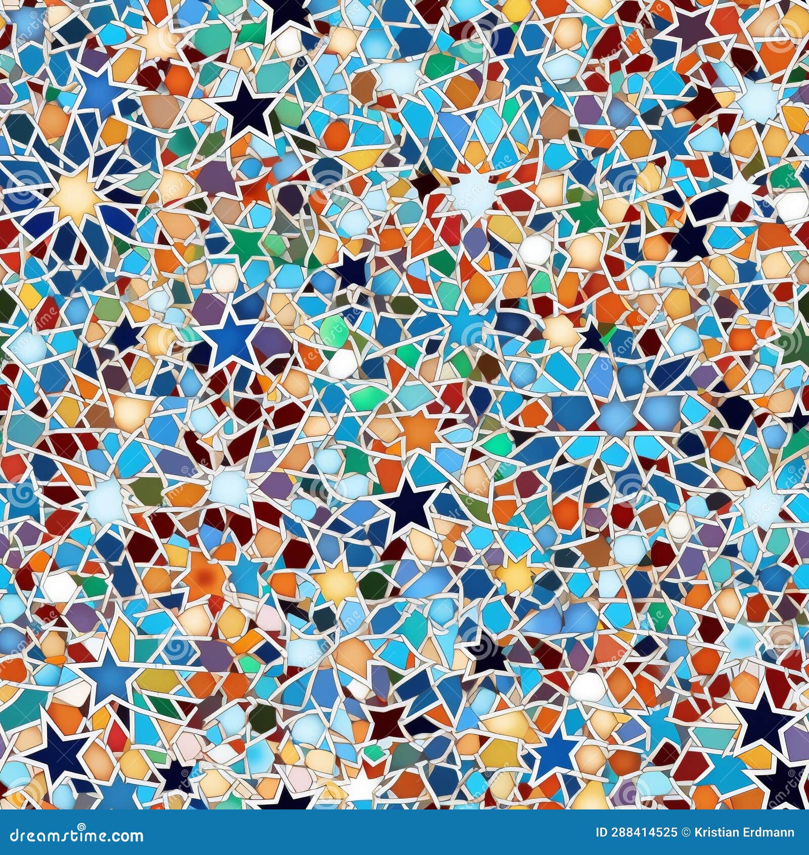 Mosaic Marvel: Echoes of Middle Eastern Architectural Artistry Stock ...