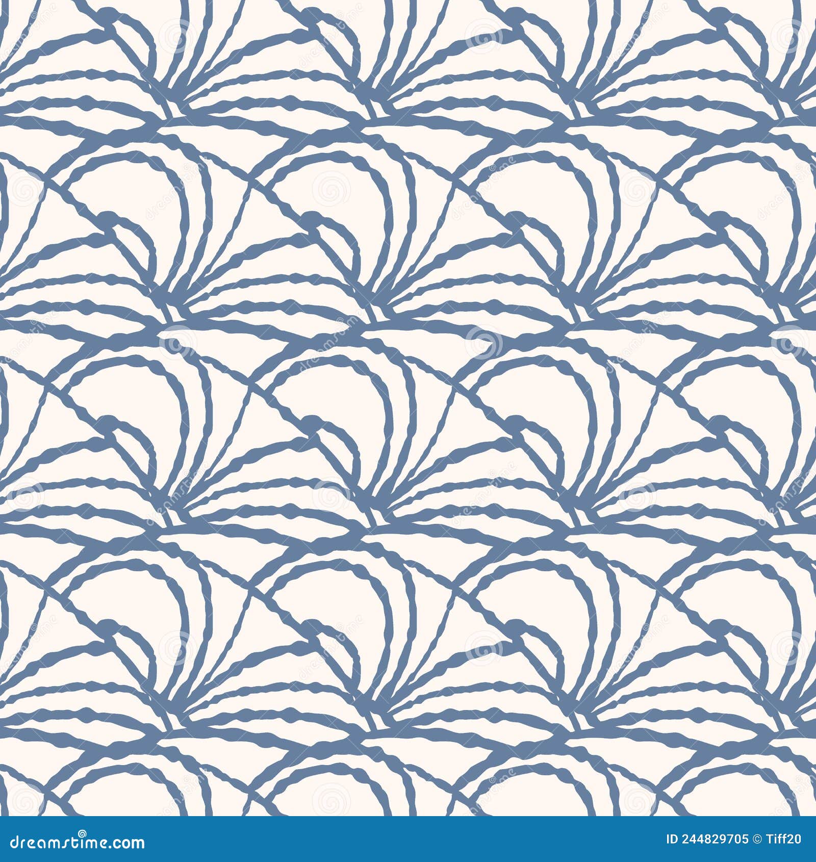 Seamless Pattern with a Simple Abstract Drawing Stock Vector ...