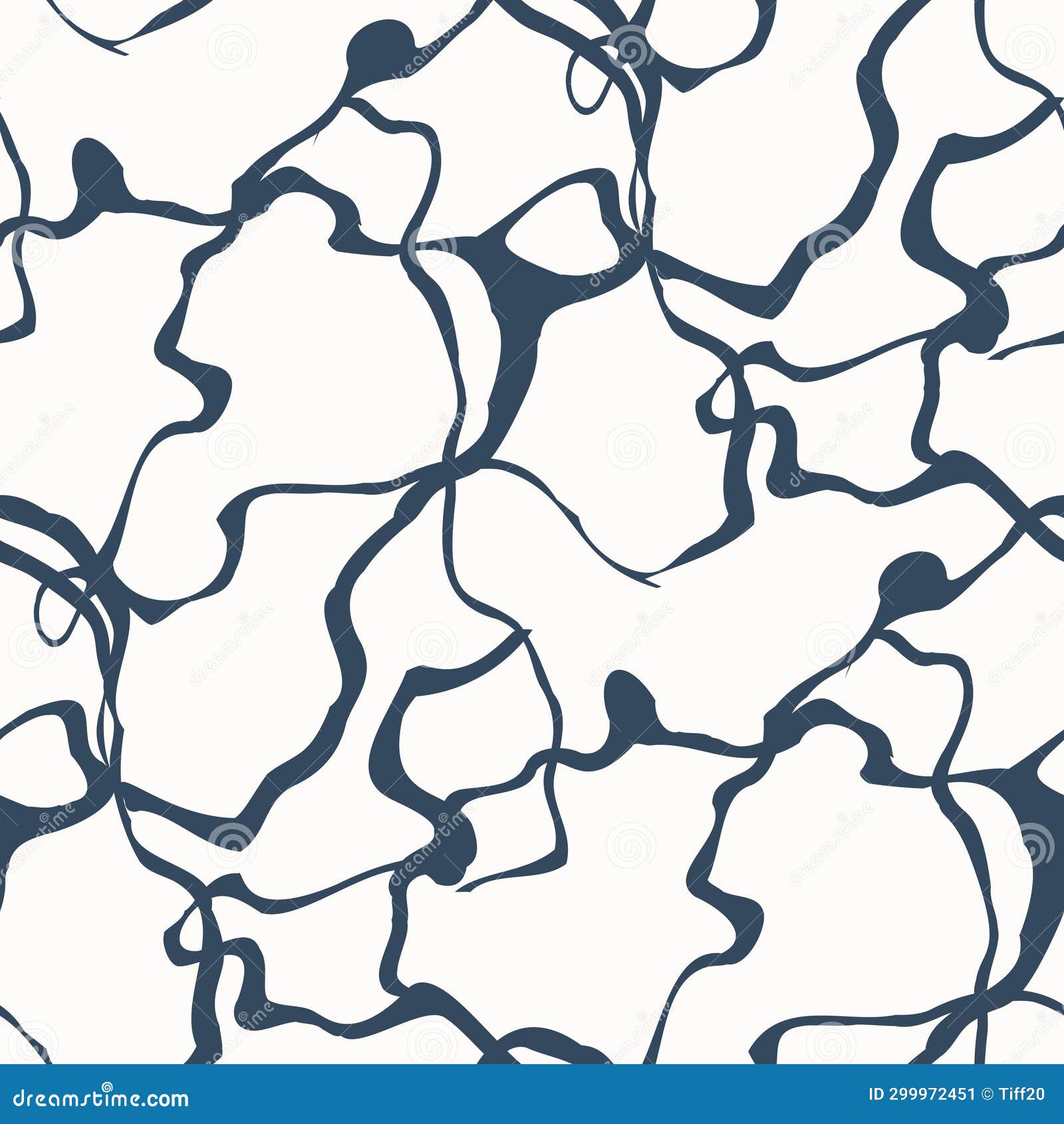 Seamless Pattern with a Simple Abstract Drawing. Vector Stock ...