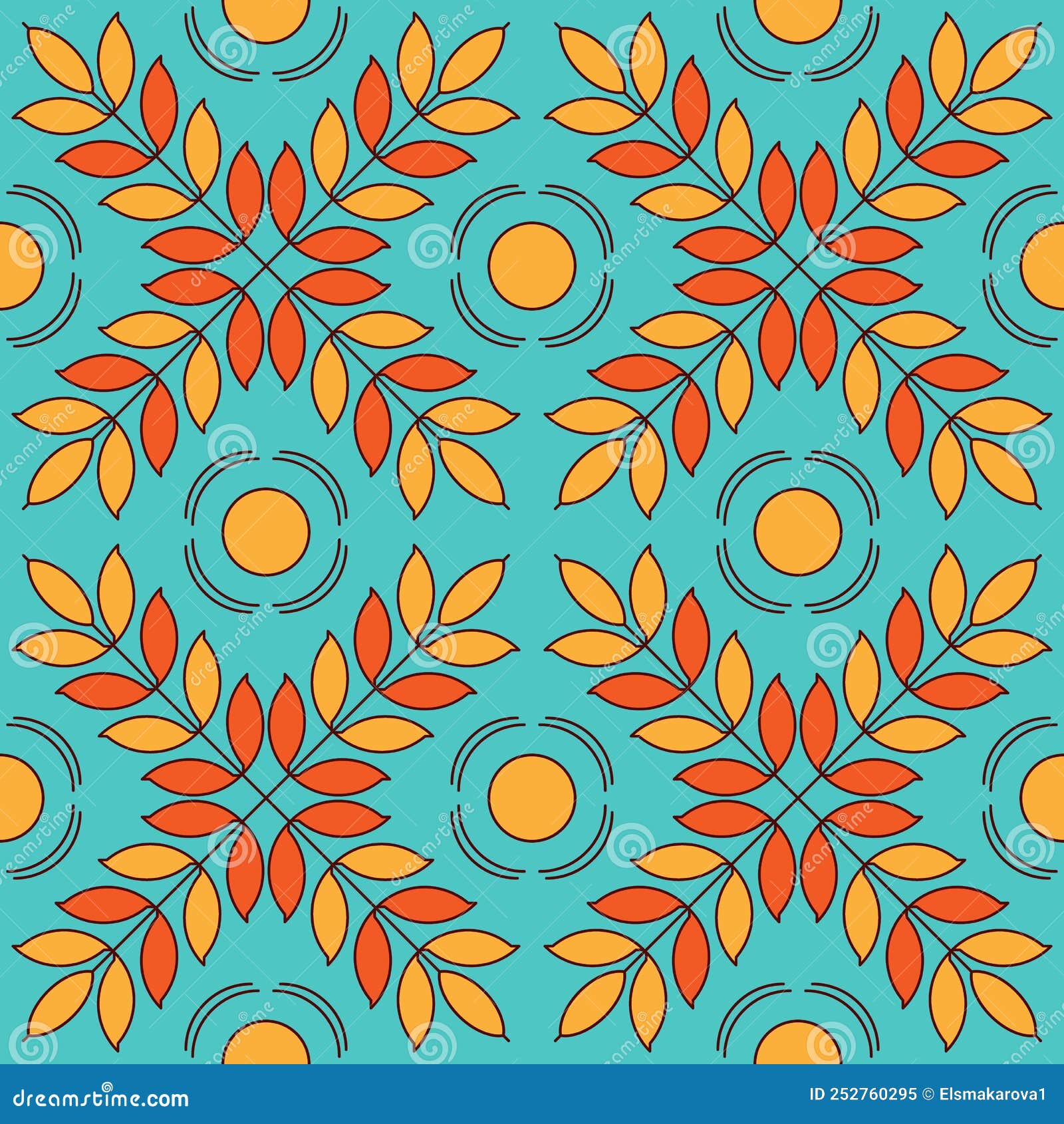 Seamless Pattern of Simple Repeating Shapes. Suitable for Textiles ...