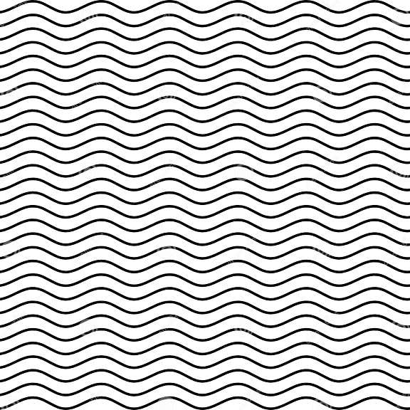 Simple Wavy Lines Pattern Design Stock Vector - Illustration of brand ...