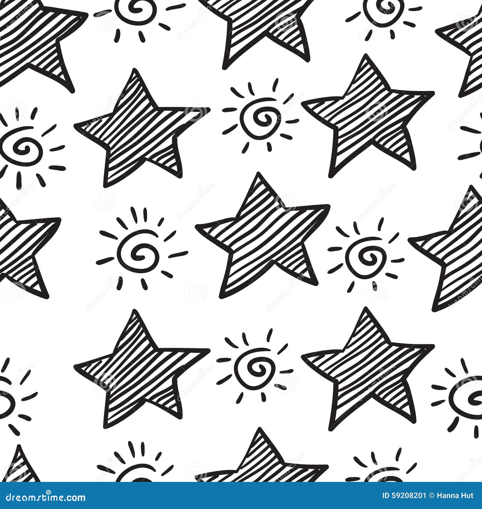 Sketch Of A Star, Abstract Line Drawing, Mandala Art Style, Sacred ...