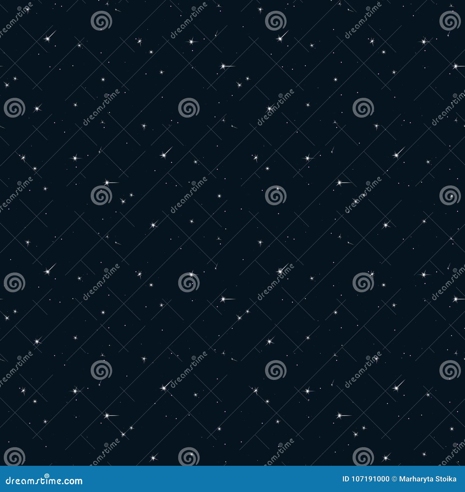 Seamless Pattern Sky with Starlight. Stock Vector - Illustration of ...