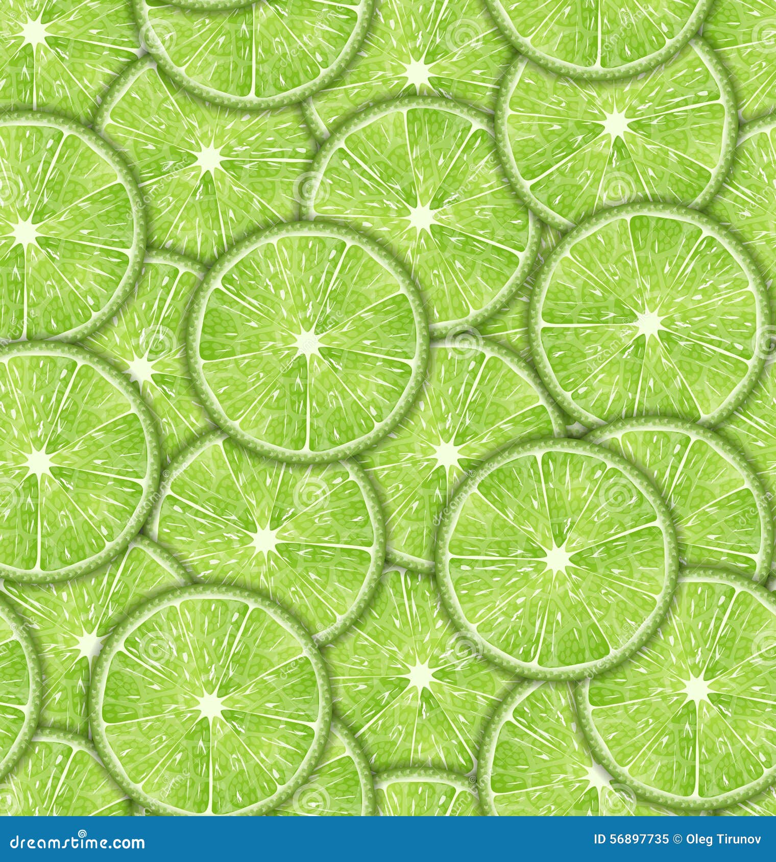 Seamless Pattern Slices of Lime Stock Vector - Illustration of nature ...