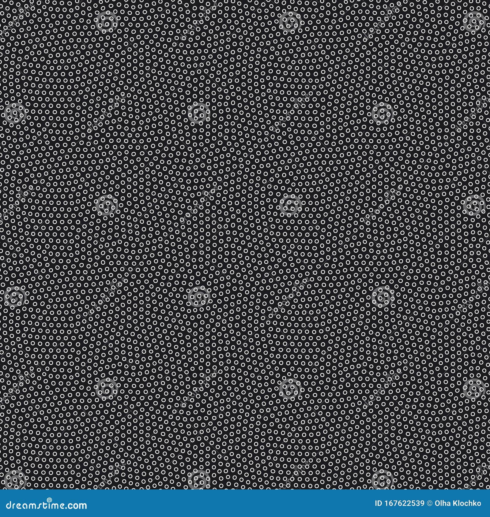 Seamless Pattern with Small Black Circles. Minimalist Dots Background ...