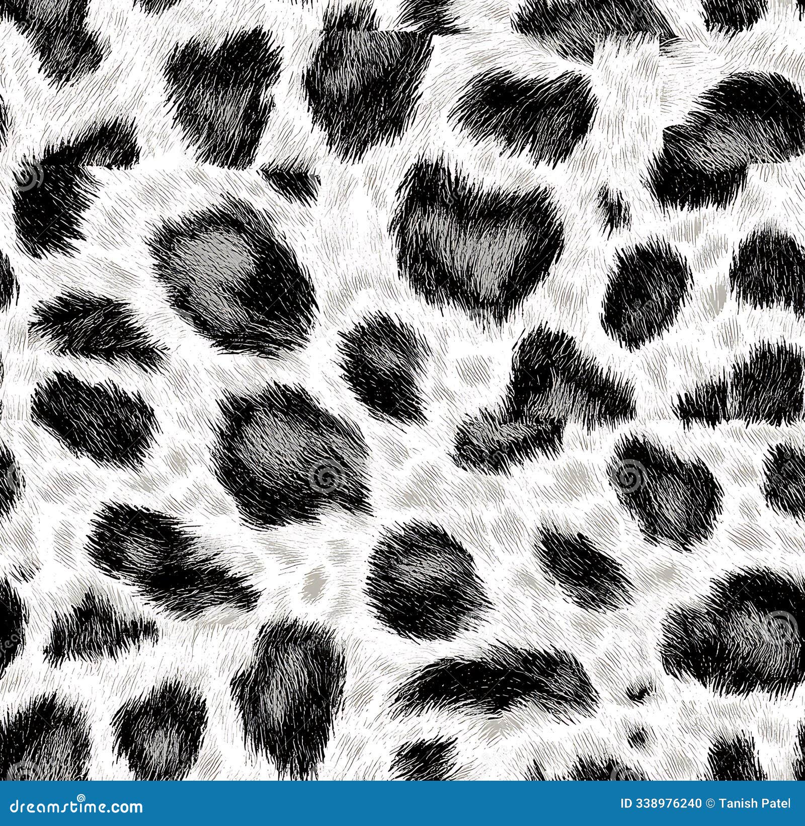 A Seamless Pattern of Small Leopard Spots Stock Illustration ...