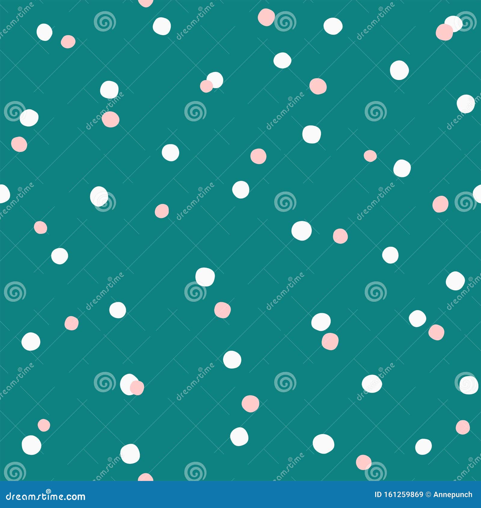 Seamless Pattern with Small Rounded Spots. Simple Abstract Repeated ...