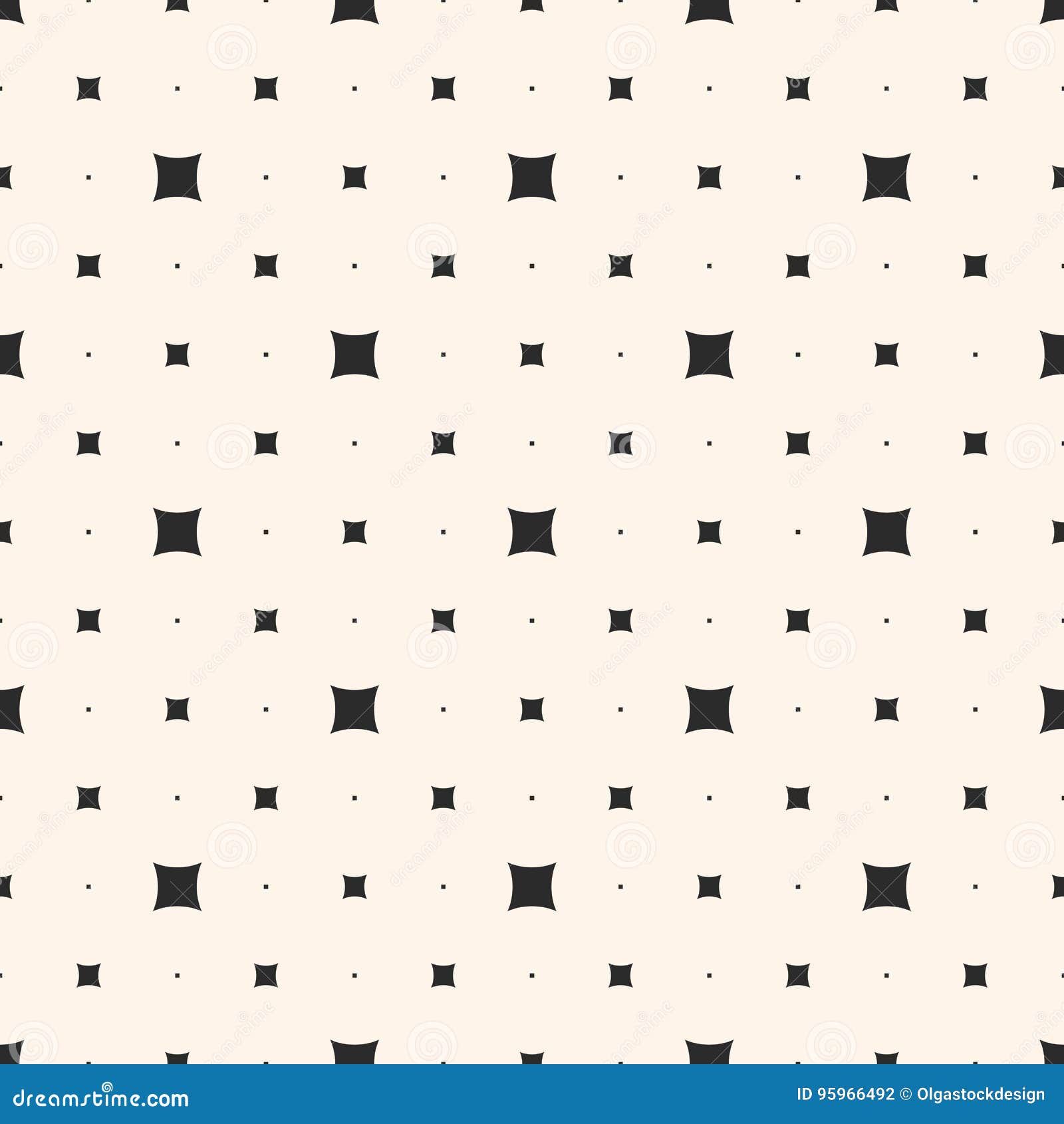 Seamless Pattern. Small Squares, Tiny Geometric Shapes. Stock Vector ...