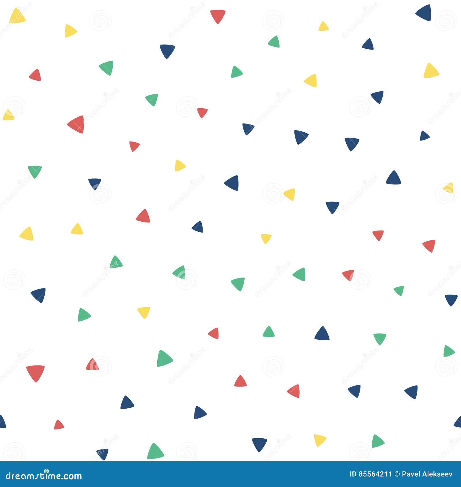 Seamless Pattern with Small Triangles Stock Vector - Illustration of ...