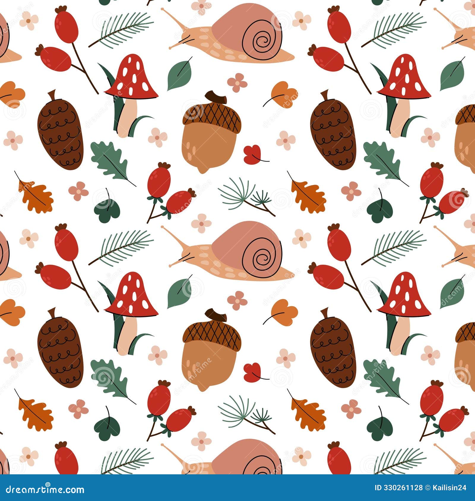 Cone Snails Shell In Doodle Style. Seashell Vector Illustration ...