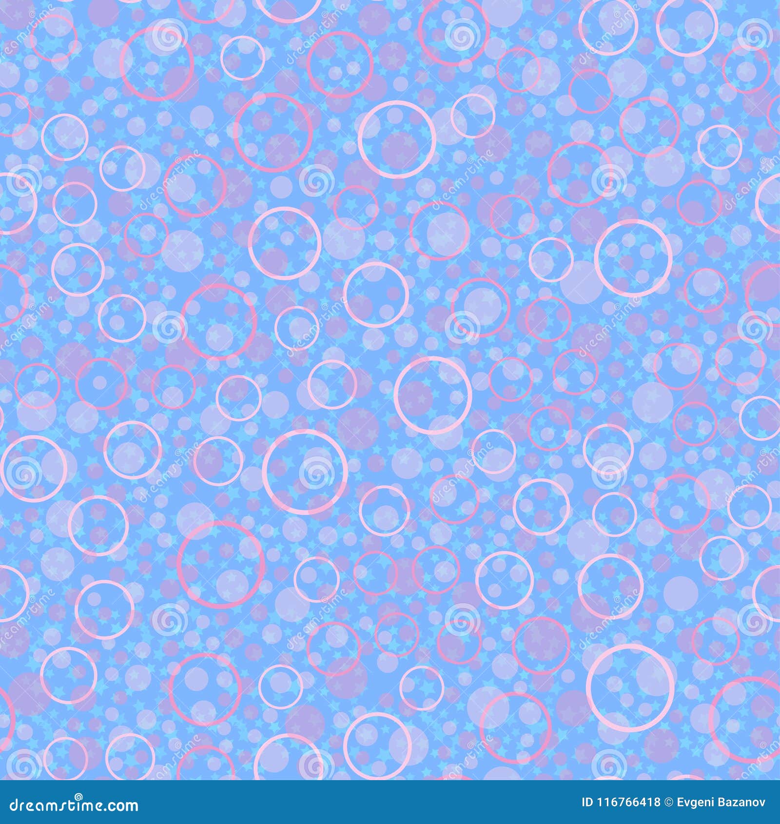 Seamless Pattern with Soap Bubbles. Stock Vector - Illustration of ...