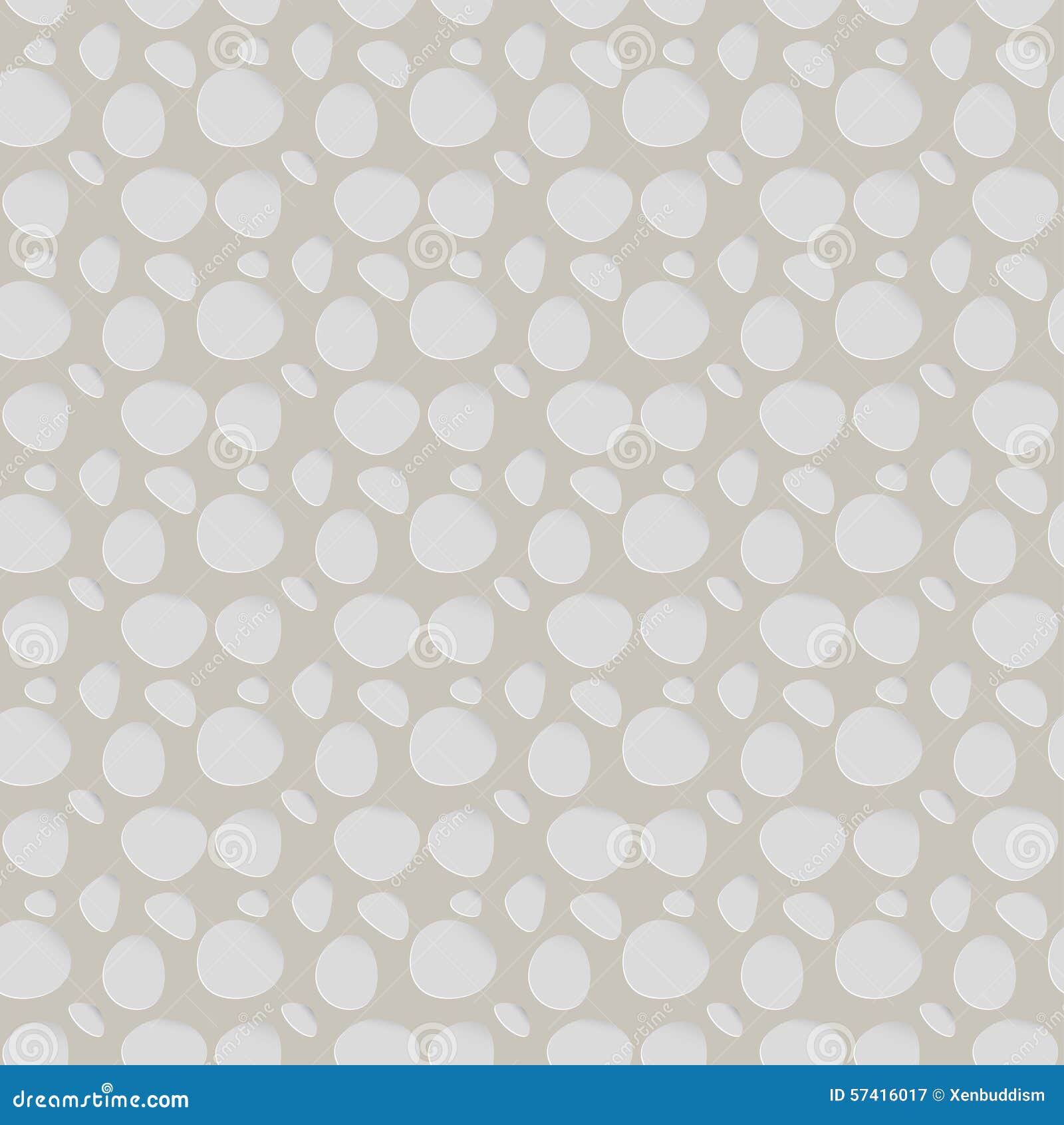 Seamless Pattern with Soft Forms Stock Illustration - Illustration of ...