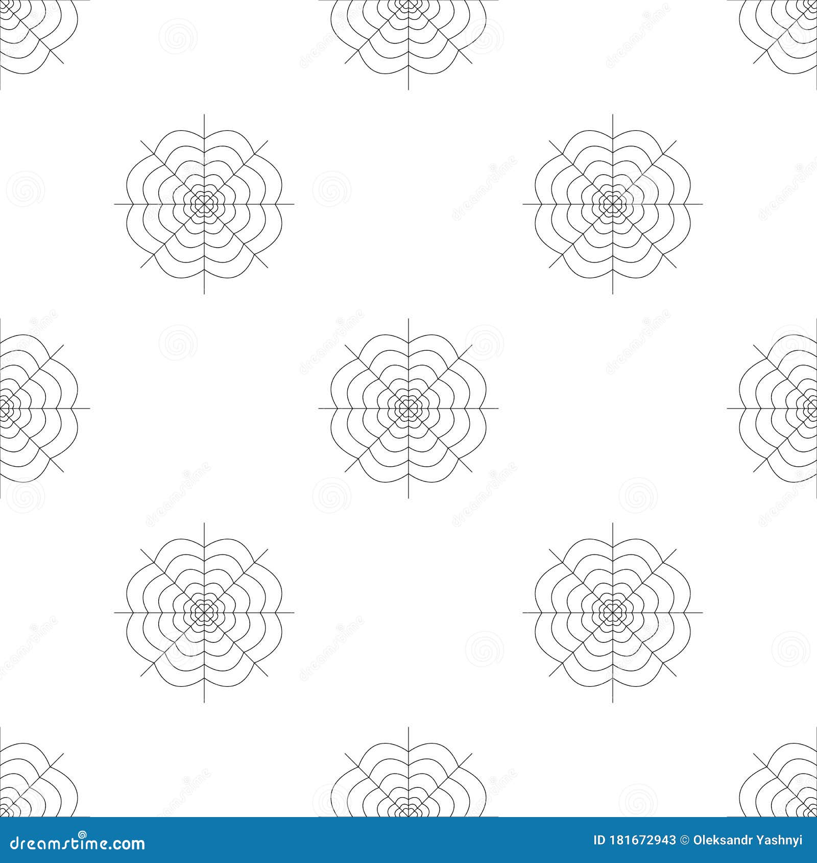 Seamless Pattern with Spider Web on White Background. Halloween ...