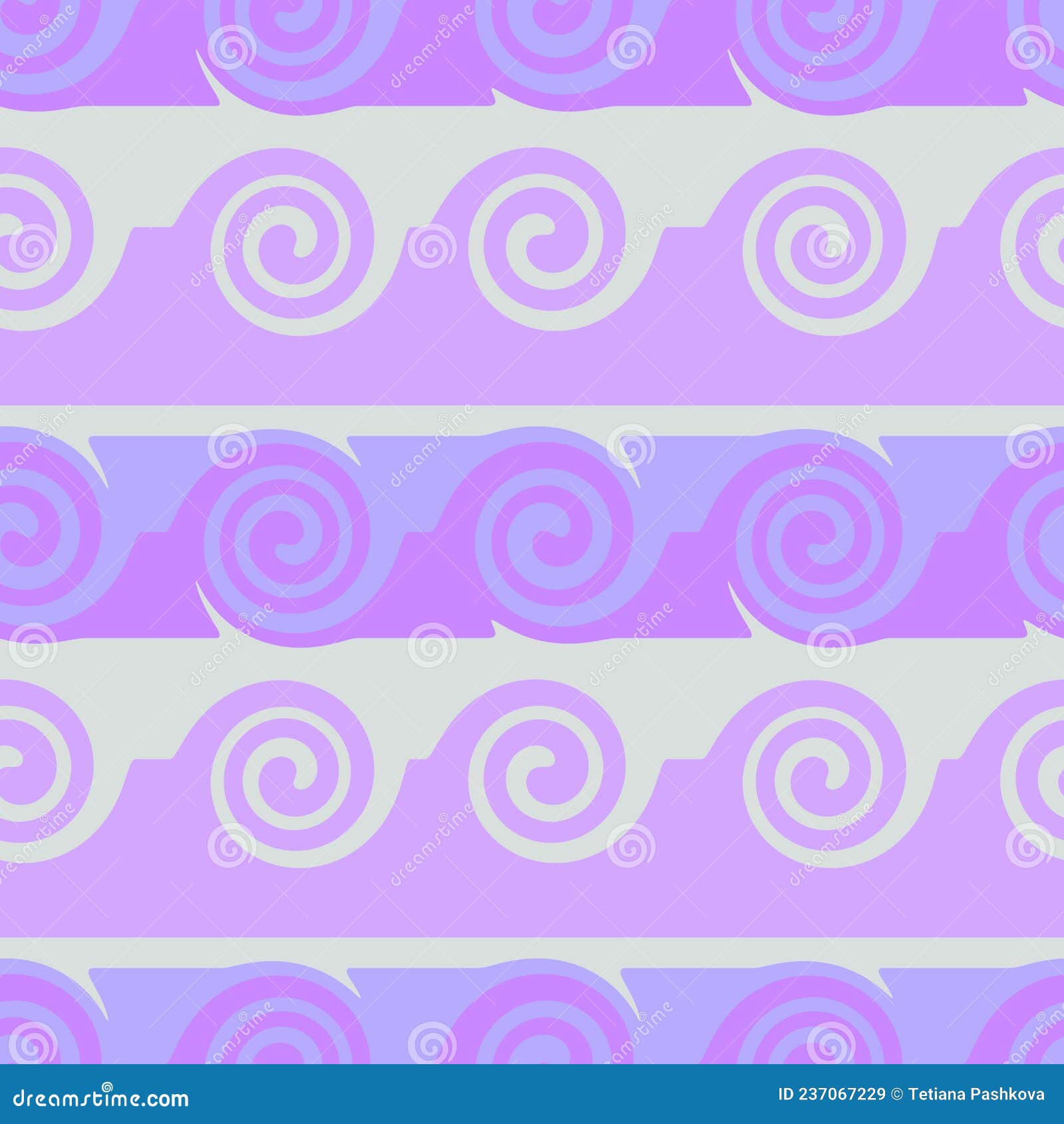 Seamless Pattern with Spiral for Fabrics and Textiles and Packaging and ...