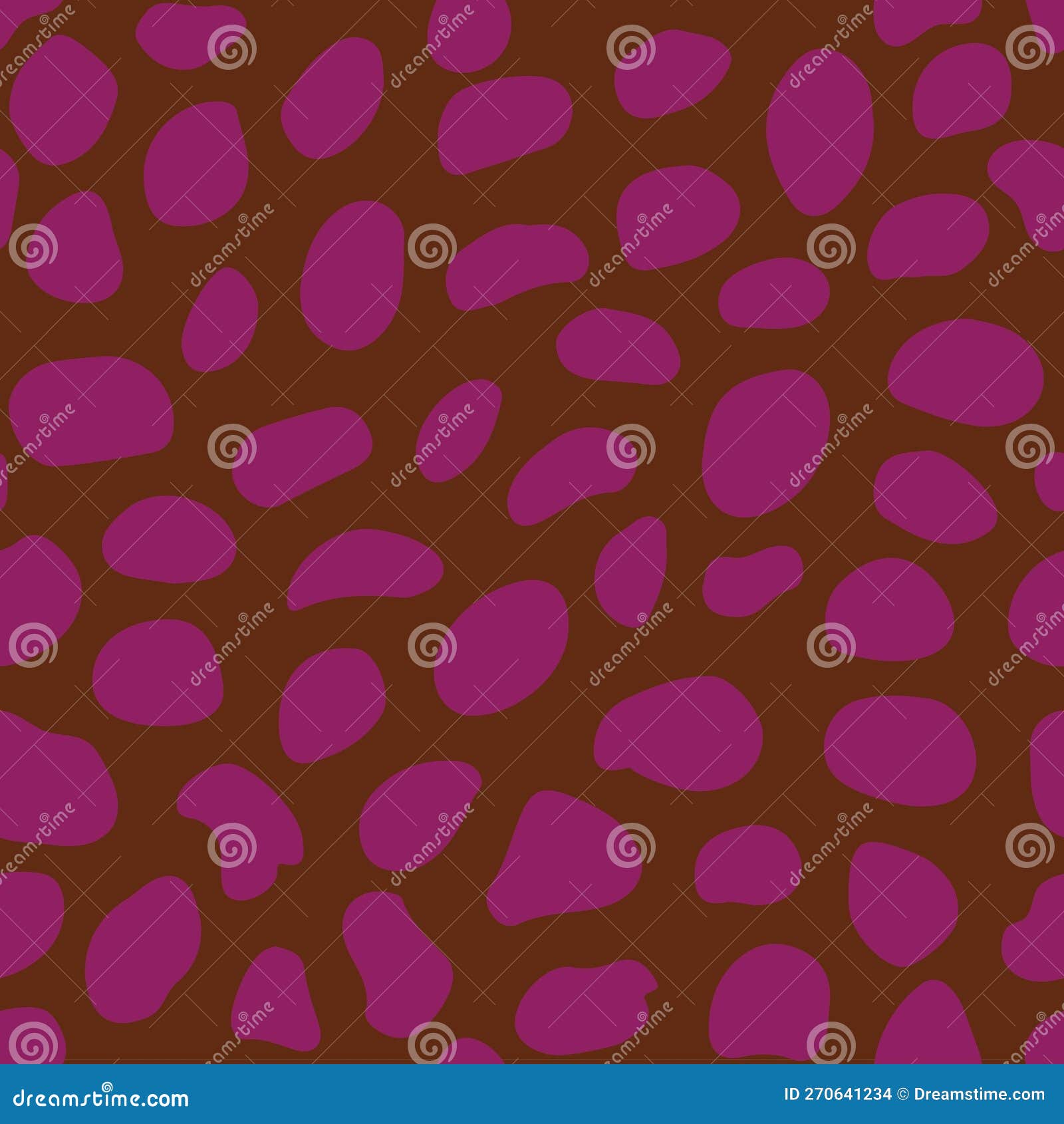 Seamless Pattern in Spots, 90s Style. Trendy Colors. Colorful Leopard ...