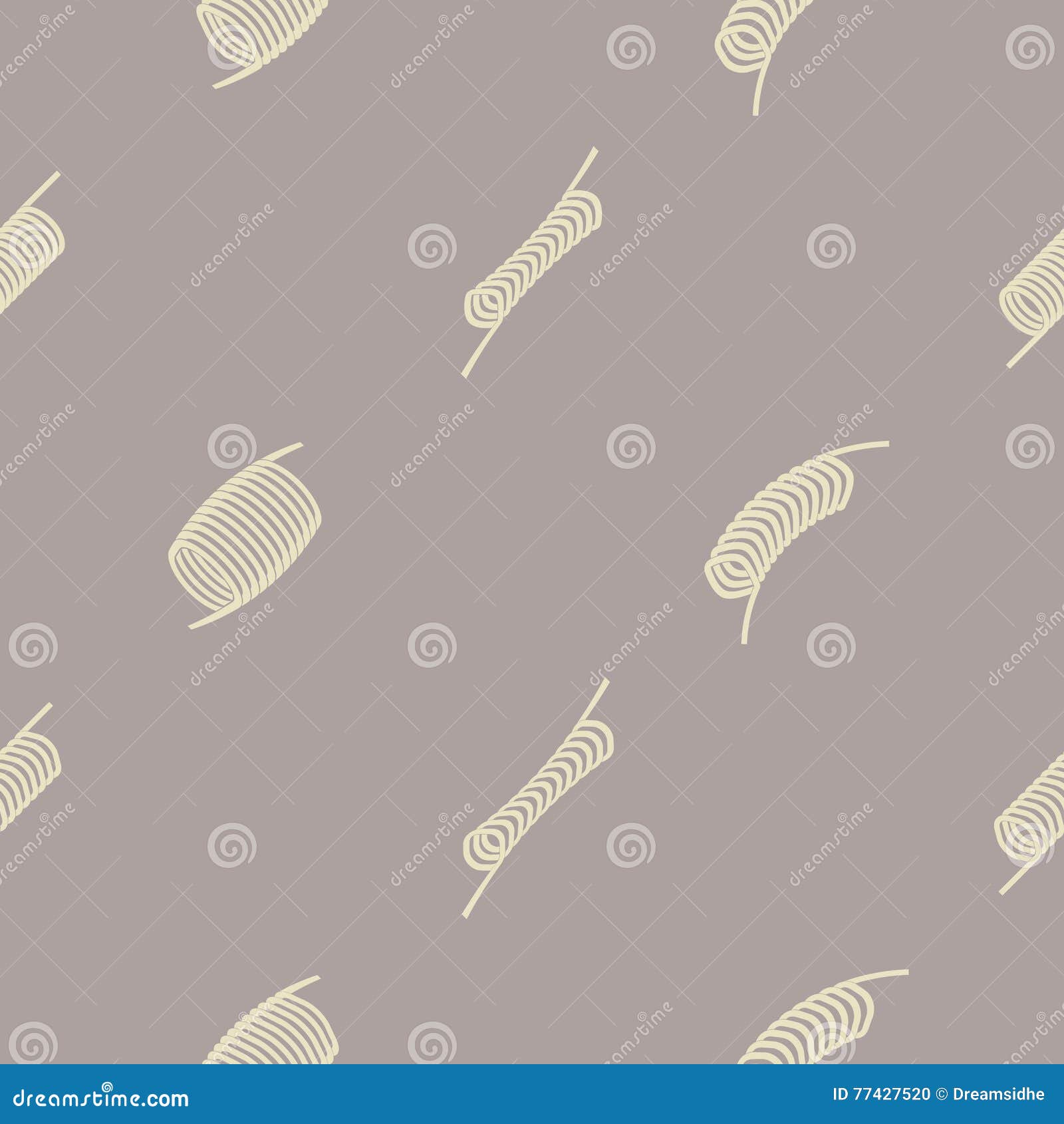 Seamless Pattern with Springs Stock Vector - Illustration of ...