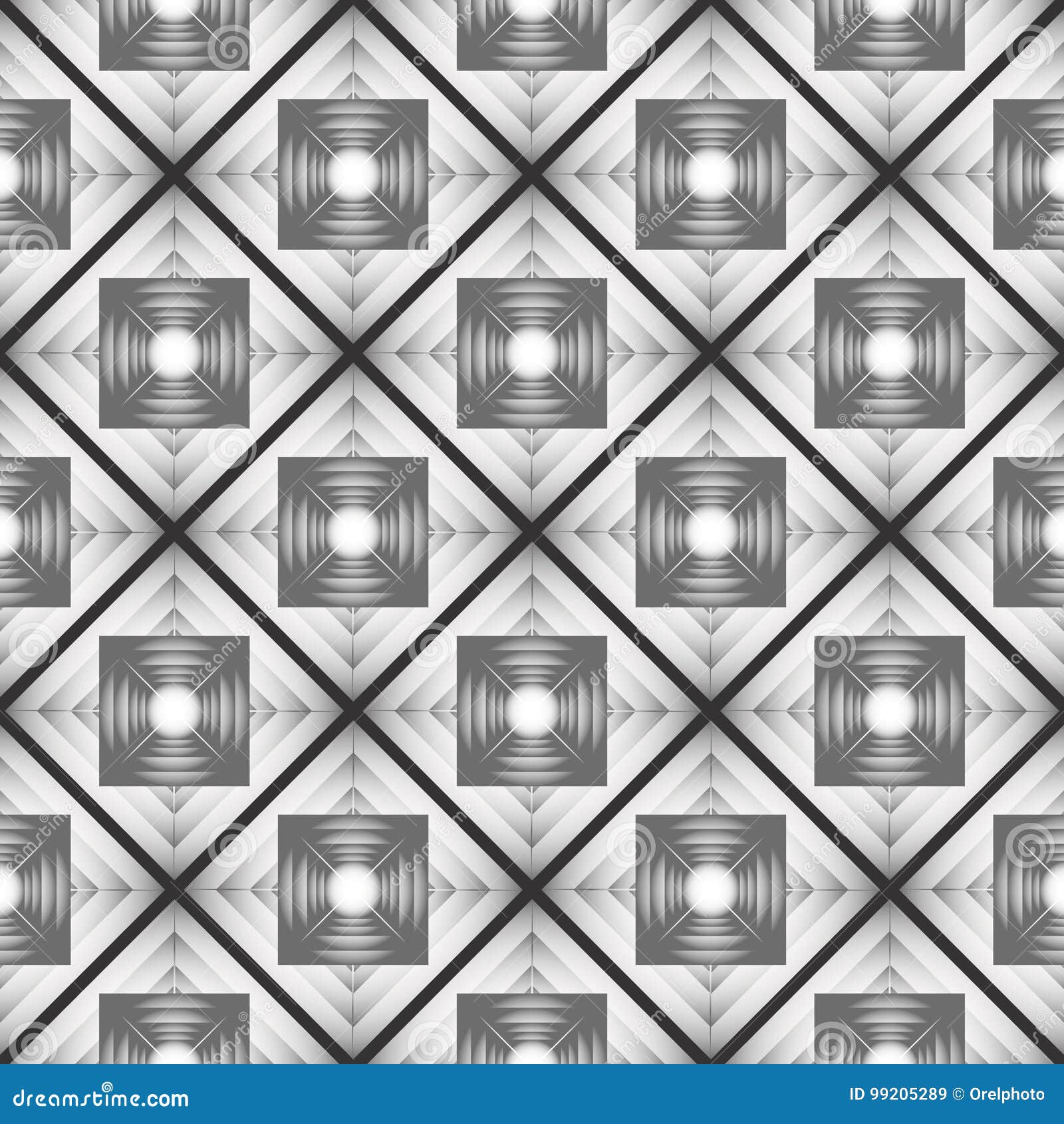 Seamless Pattern with Squares Stock Vector - Illustration of square ...