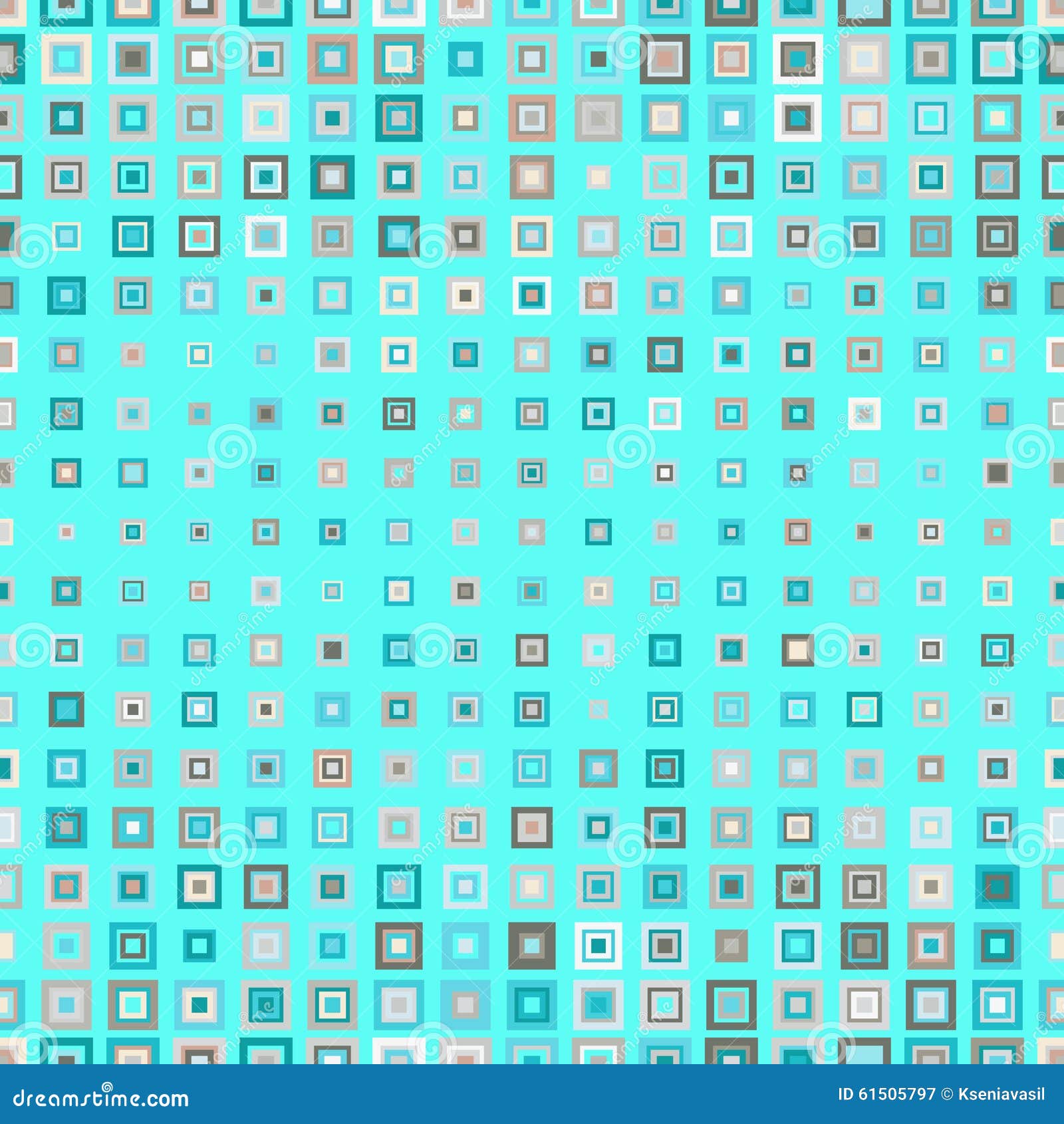 Seamless Pattern with Squares Stock Vector - Illustration of periodic ...