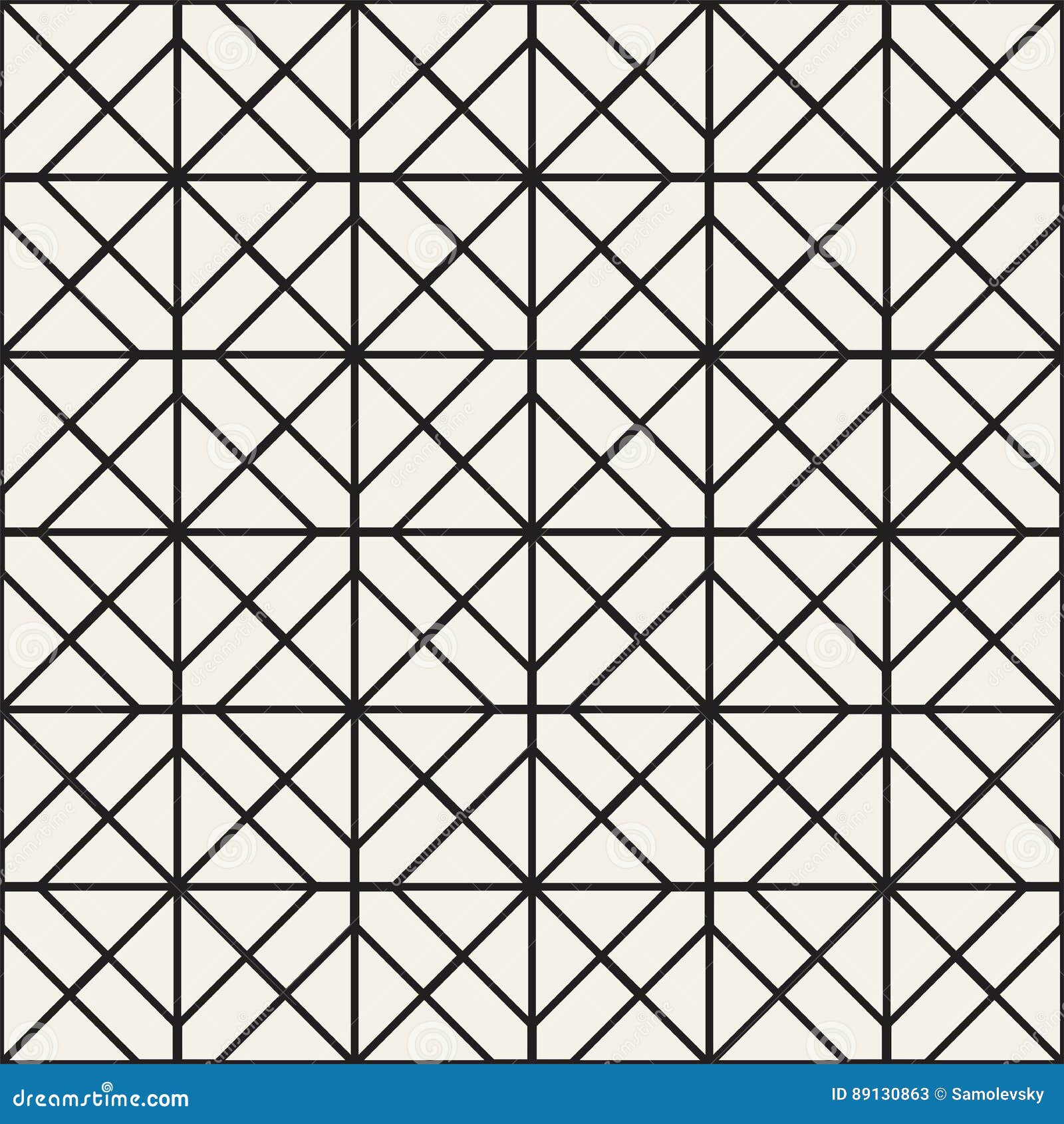 Seamless Pattern with Squares. Vector Stylish Geometric Linear ...