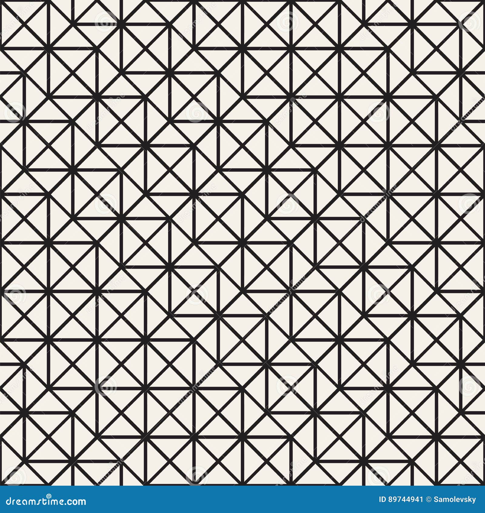 Seamless Pattern with Squares. Vector Stylish Geometric Linear ...