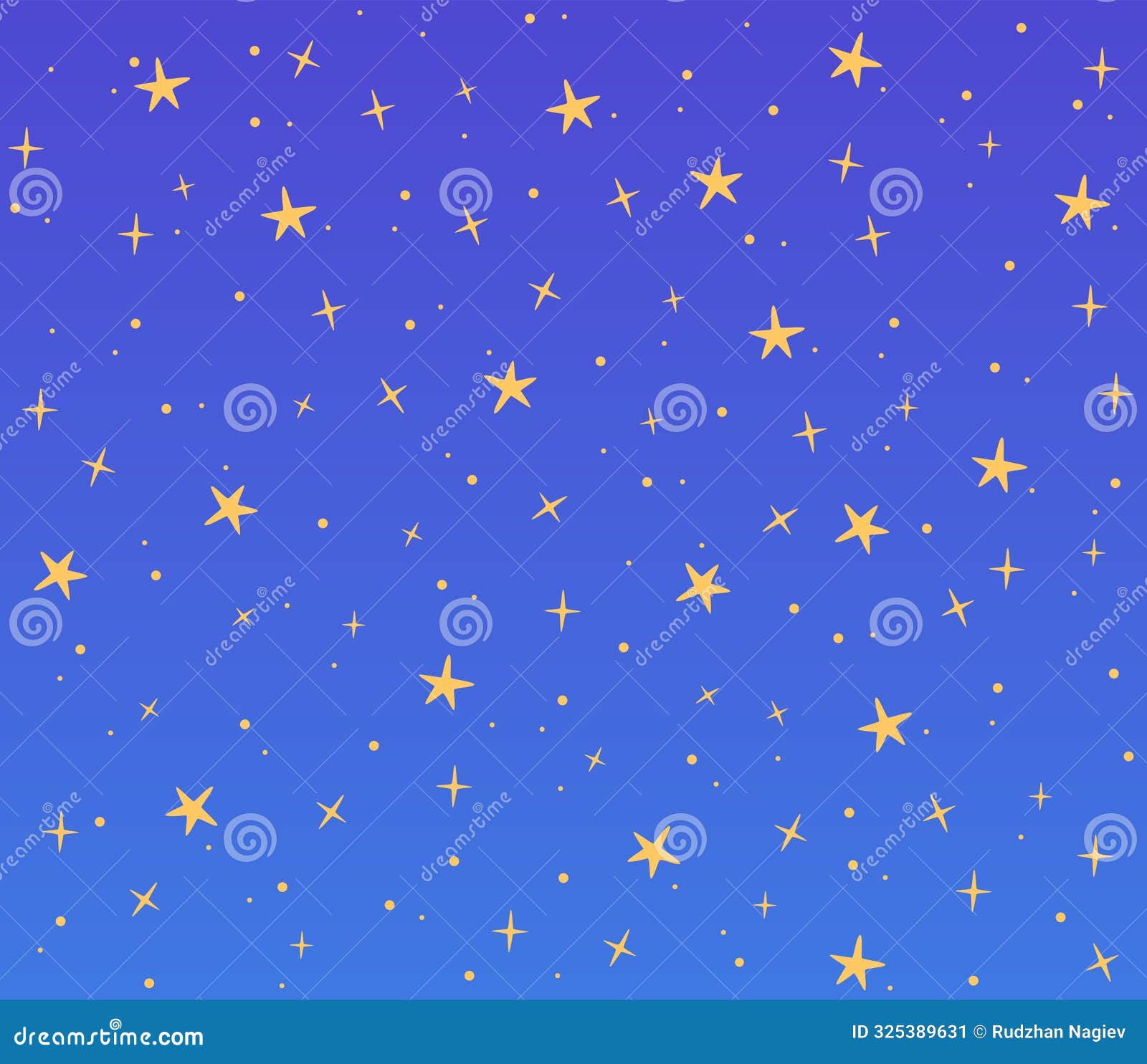 Seamless Pattern with Stars. Repeating Design Element for Printing on ...