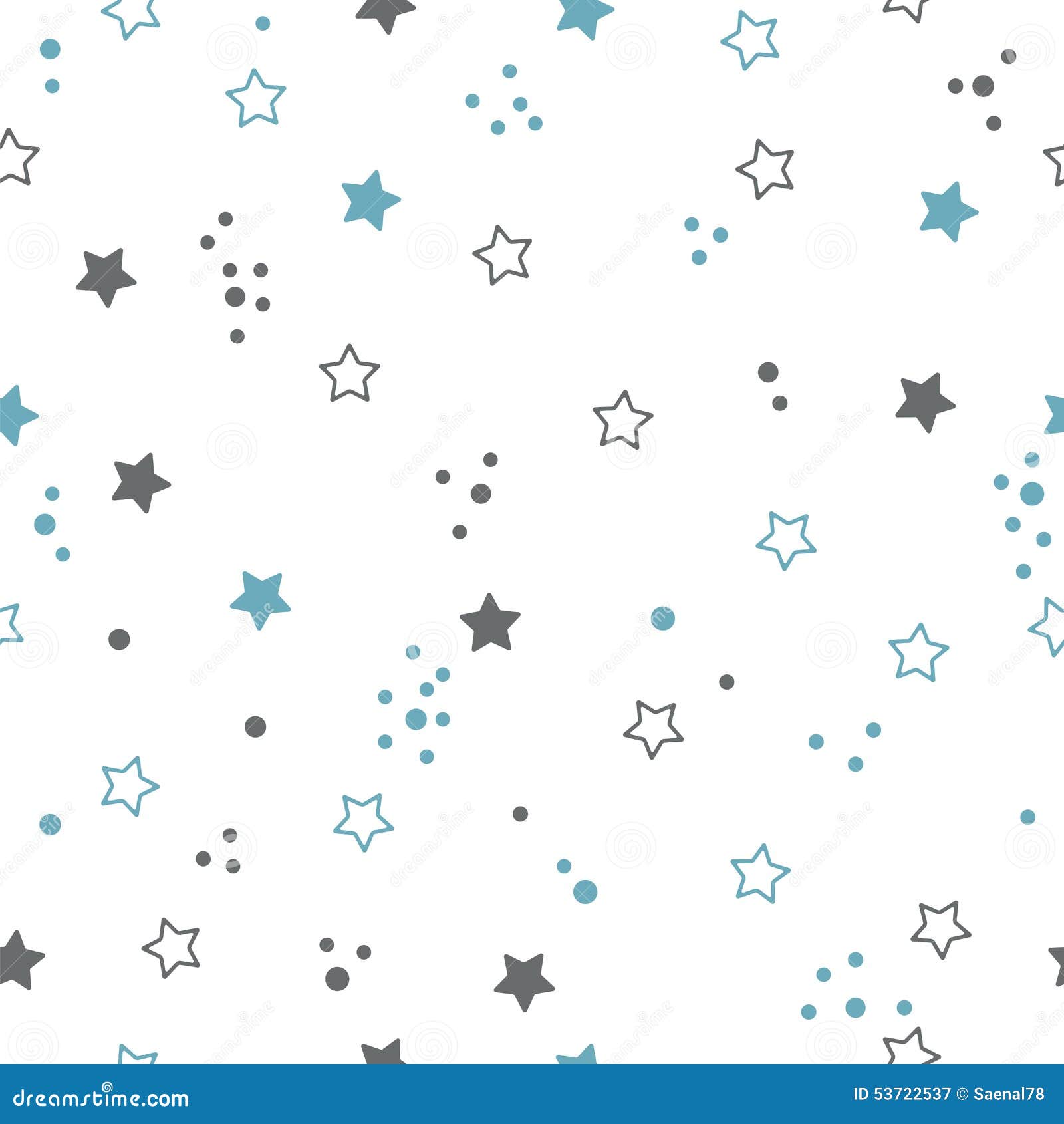 Seamless Pattern with Stars. Space Background Stock Vector ...