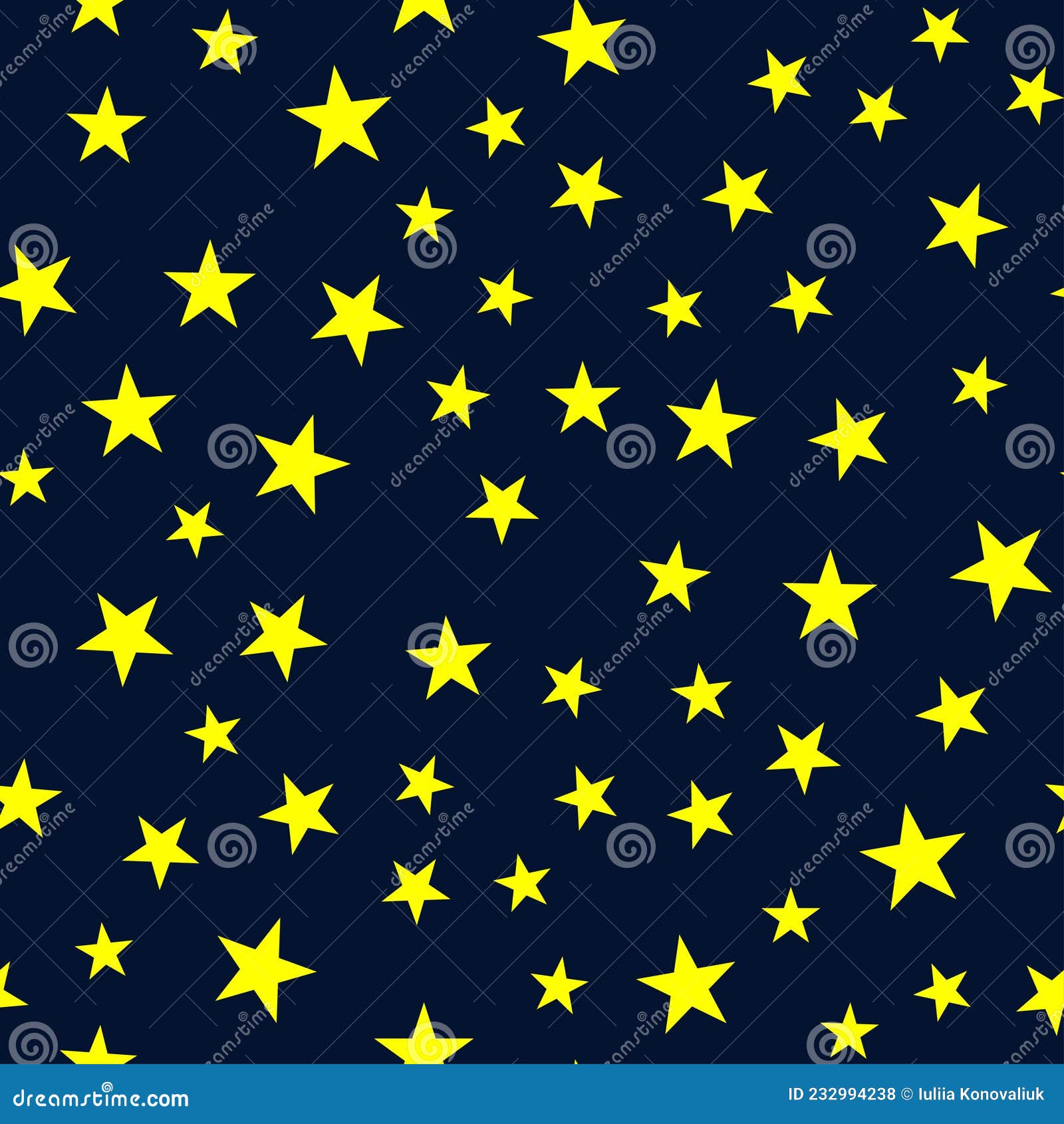 Seamless Pattern with Stars. Vector Illustration Stock Vector ...