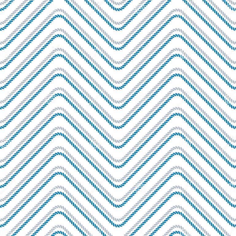 Seamless Pattern with Straight Angles. Curved Threads and Ropes ...