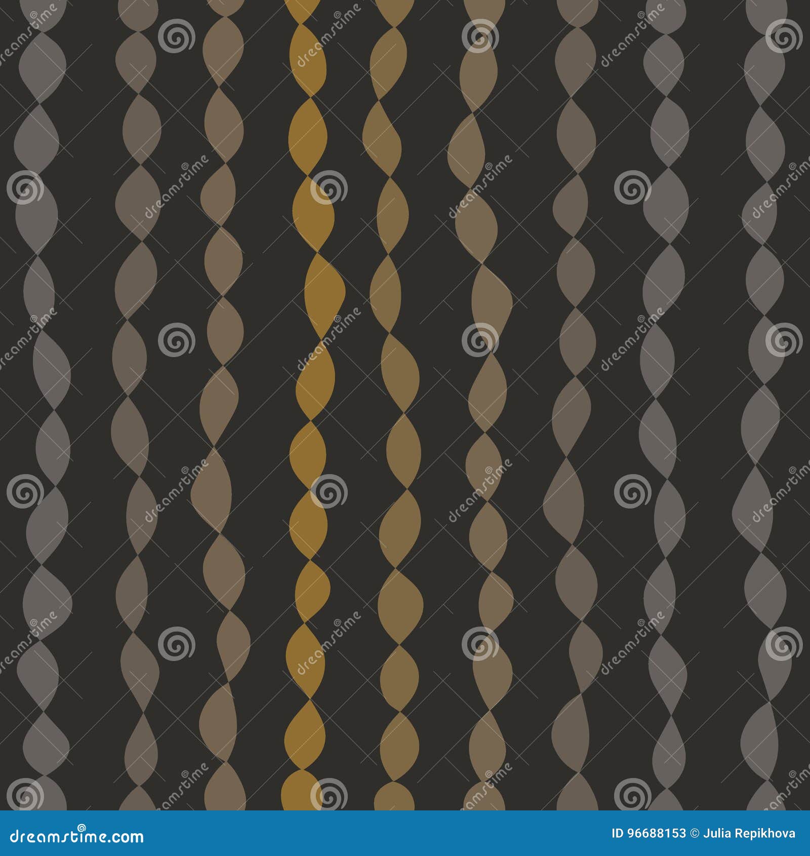 Seamless Pattern with Strings of Beads Stock Vector - Illustration of ...