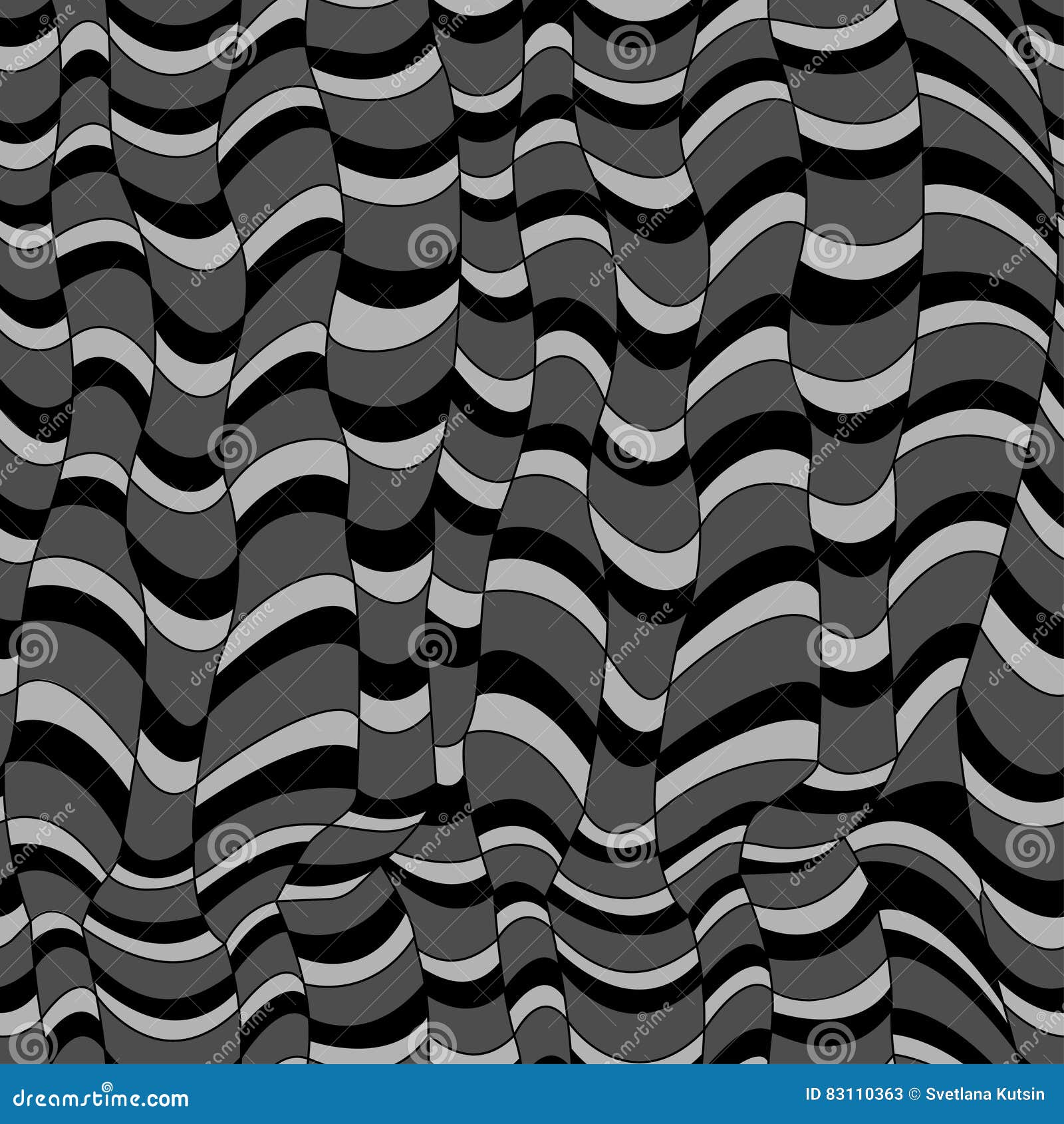 Seamless Pattern. Striped Background. Repeating Black-white Wallpaper ...
