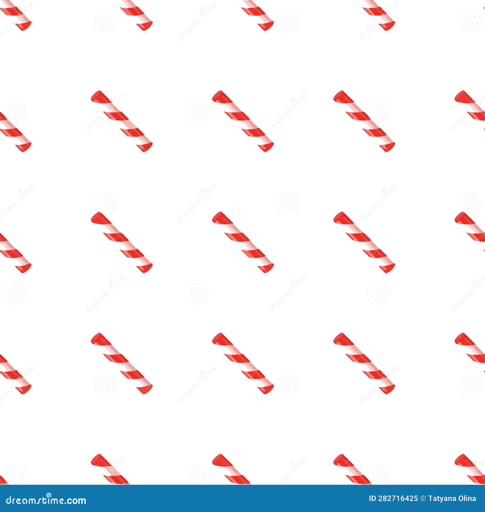 Seamless Pattern with Striped Candy Sticks Stock Vector - Illustration ...
