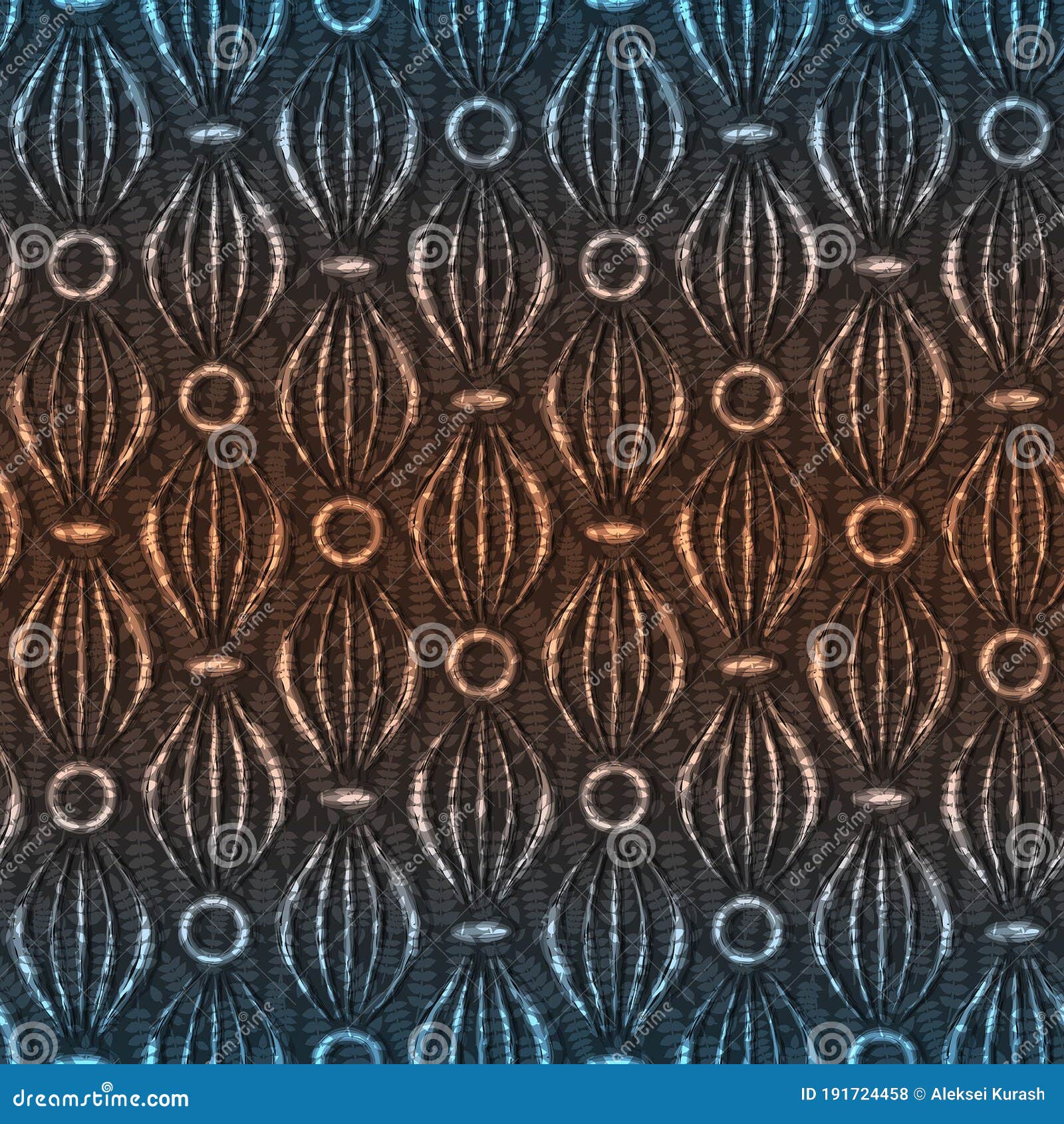 Seamless Pattern Styled with Pleats on the Fabric Ver.2 Stock Vector ...